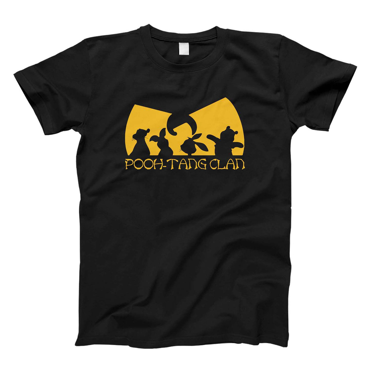 Pooh Tang Clan Cartoon Logo Fresh Men T Shirt