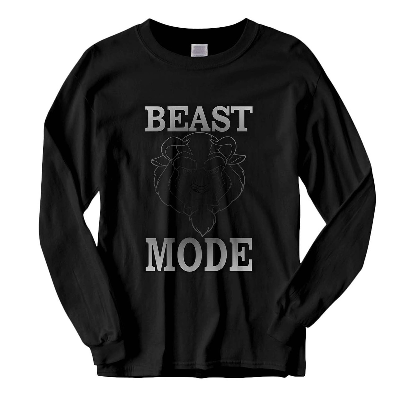 Disney Beast Mode Beauty And The Beast Logo Fresh Best Long Sleeve Shirt