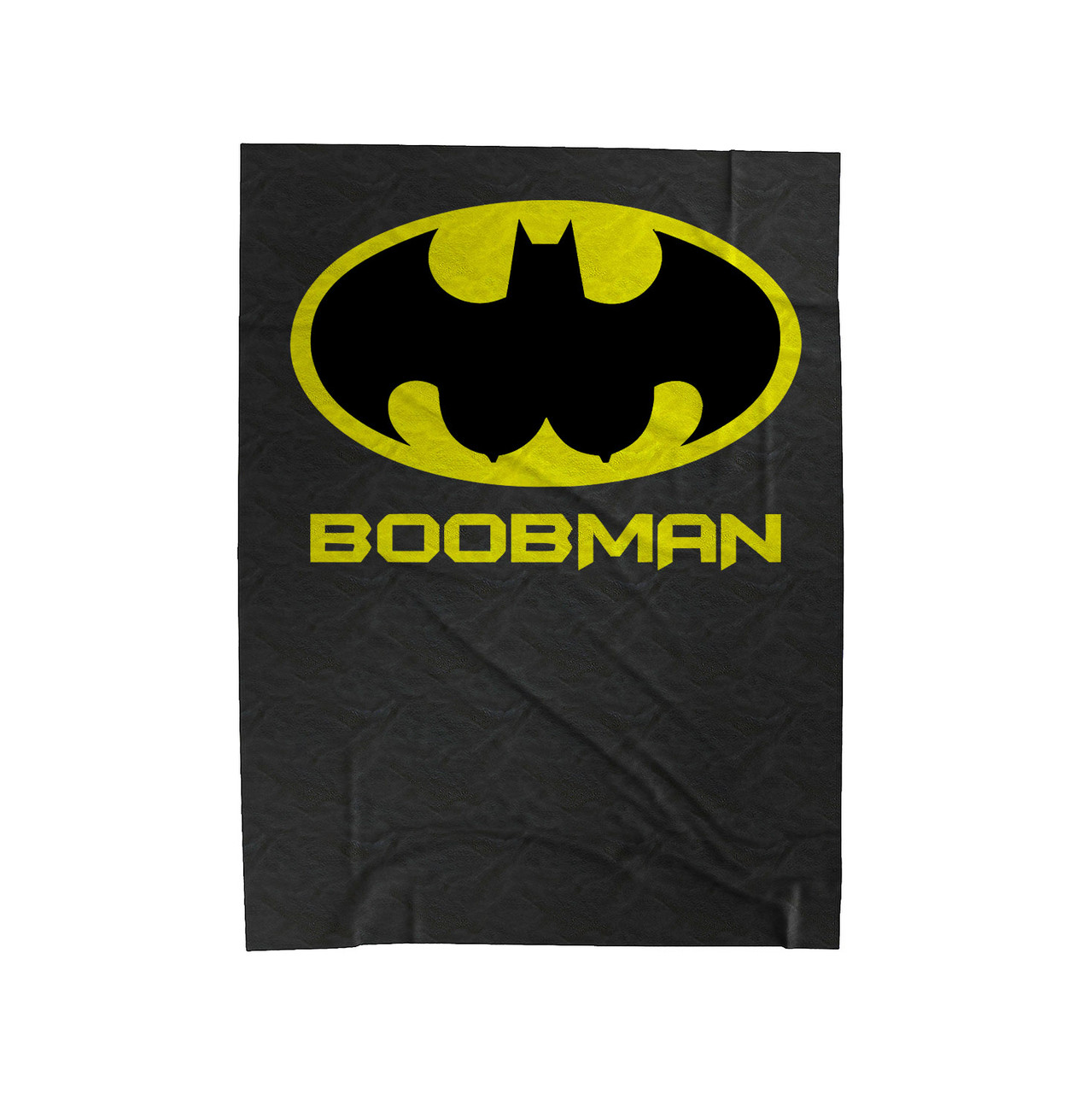 Boobman Batman Logo Funny Velveteen Blanket