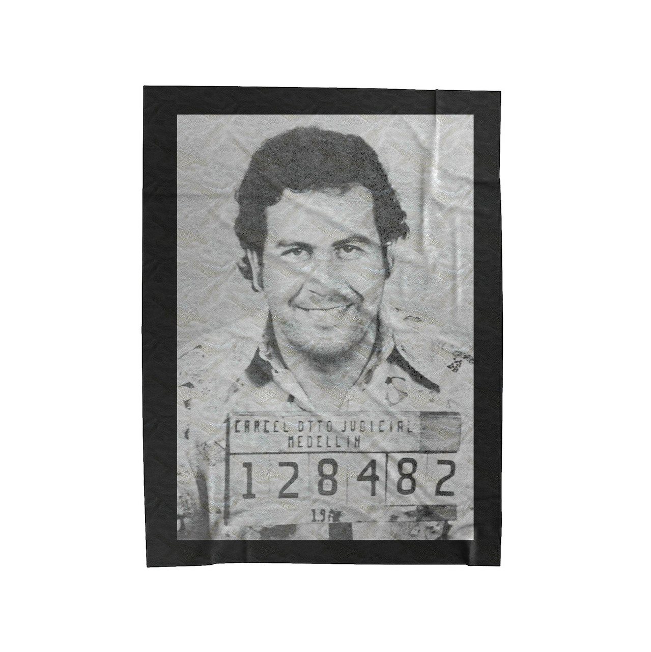 Cocaine Pablo Escobar Velveteen Blanket