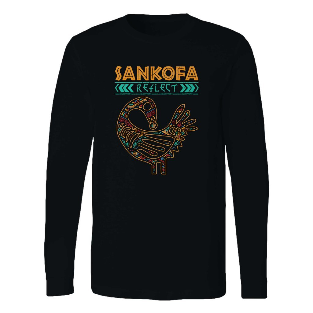 Sankofa African Bird Symbol For Black History Month Long Sleeve Shirt