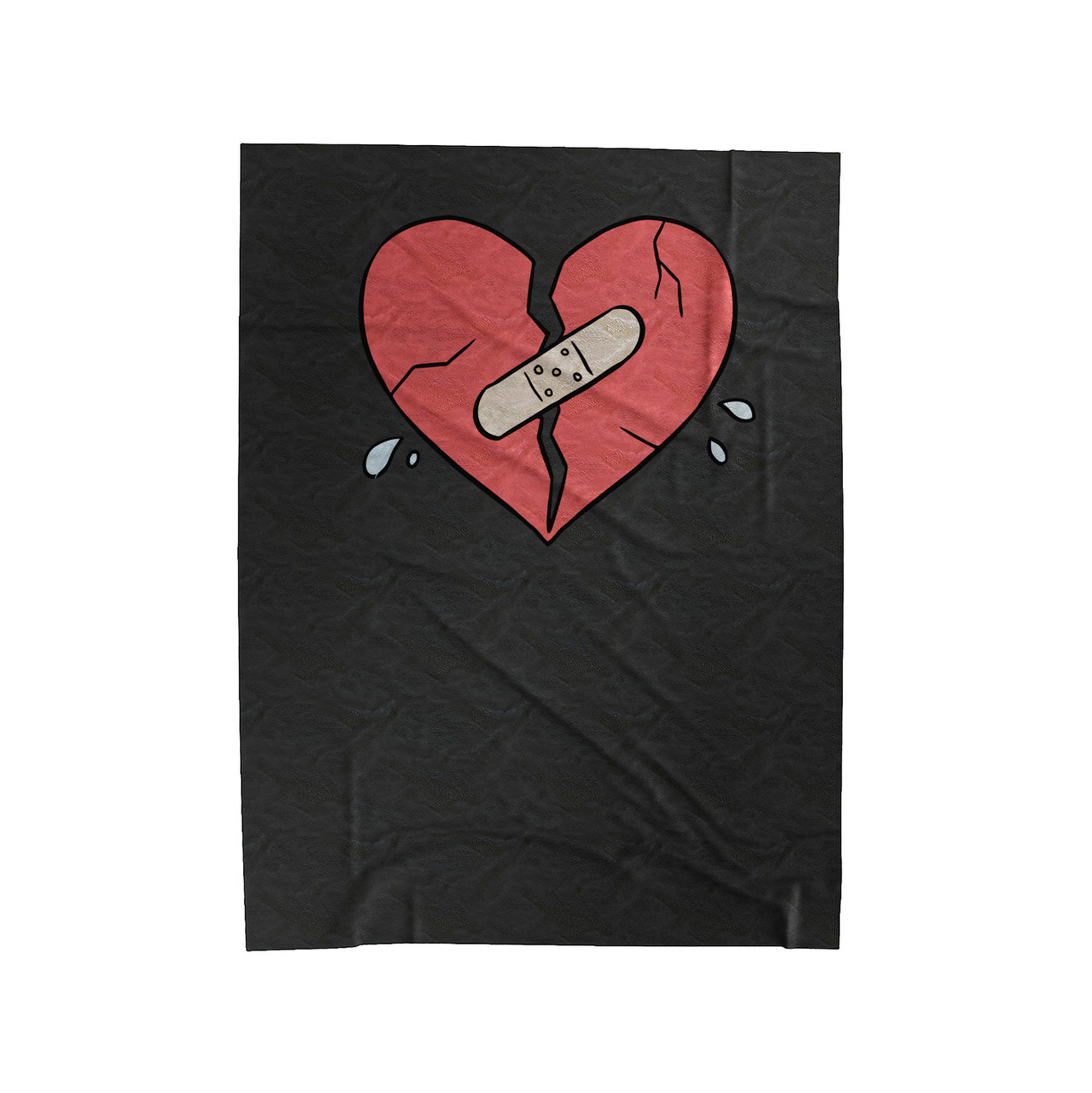 Lil Peep Rapper Heart Art Velveteen Blanket
