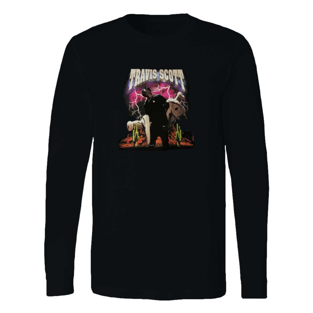 Travis Scott Pen And Pixel Rodeo Madness Tour Merch Long Sleeve Shirt