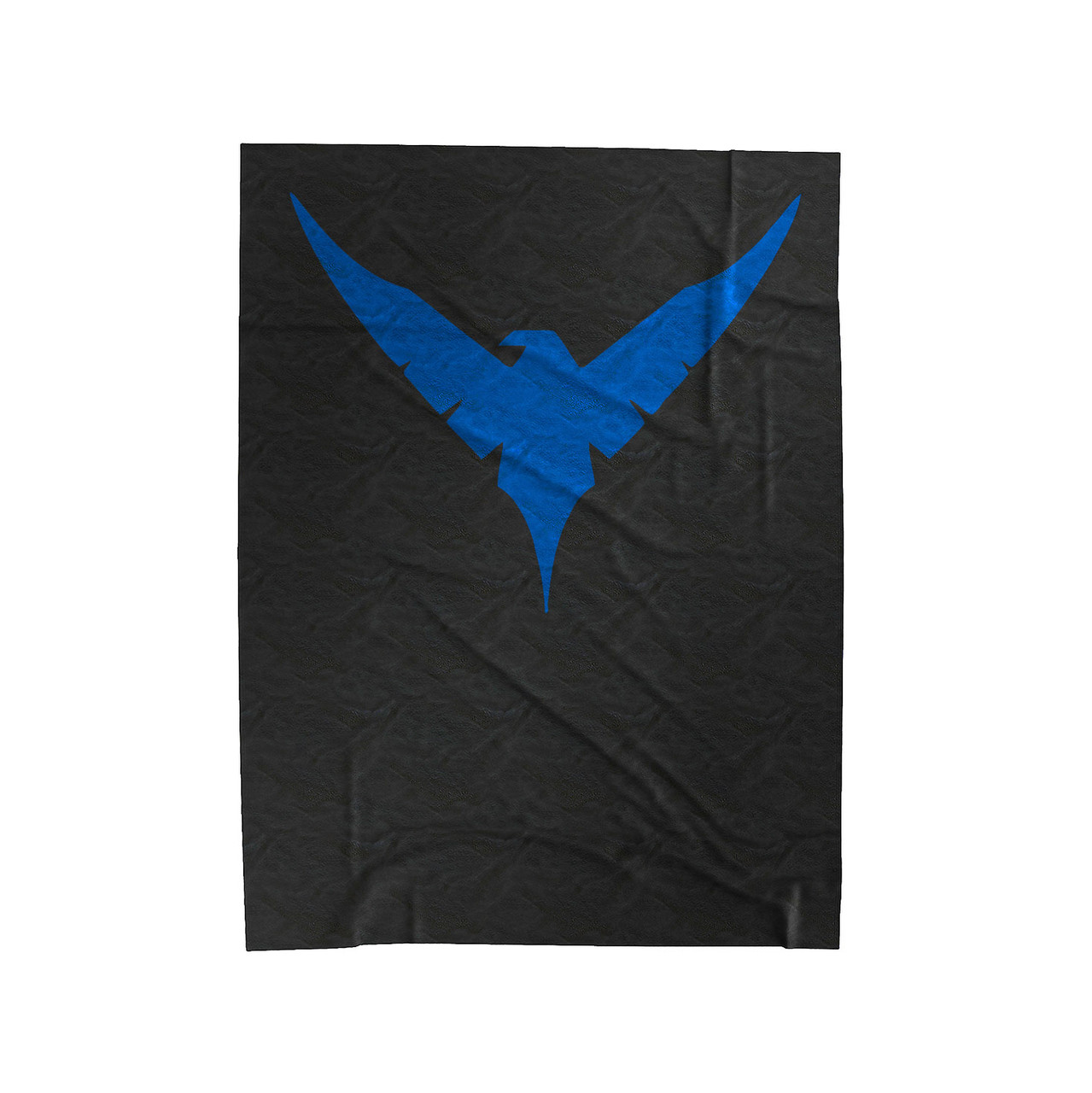 Nightwing Superhero Logo Batman Robin Symbol Velveteen Blanket