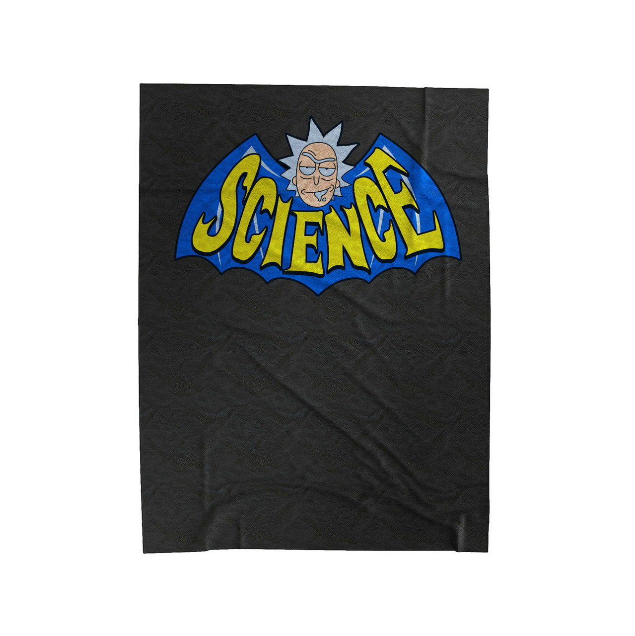 Science Man Rick And Morty Parody Velveteen Blanket