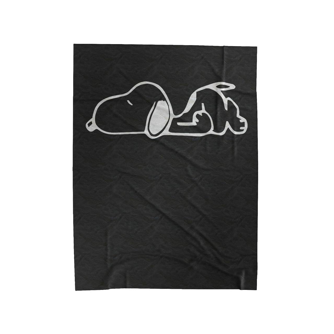 Snoopy Sleep Cartoon Velveteen Blanket