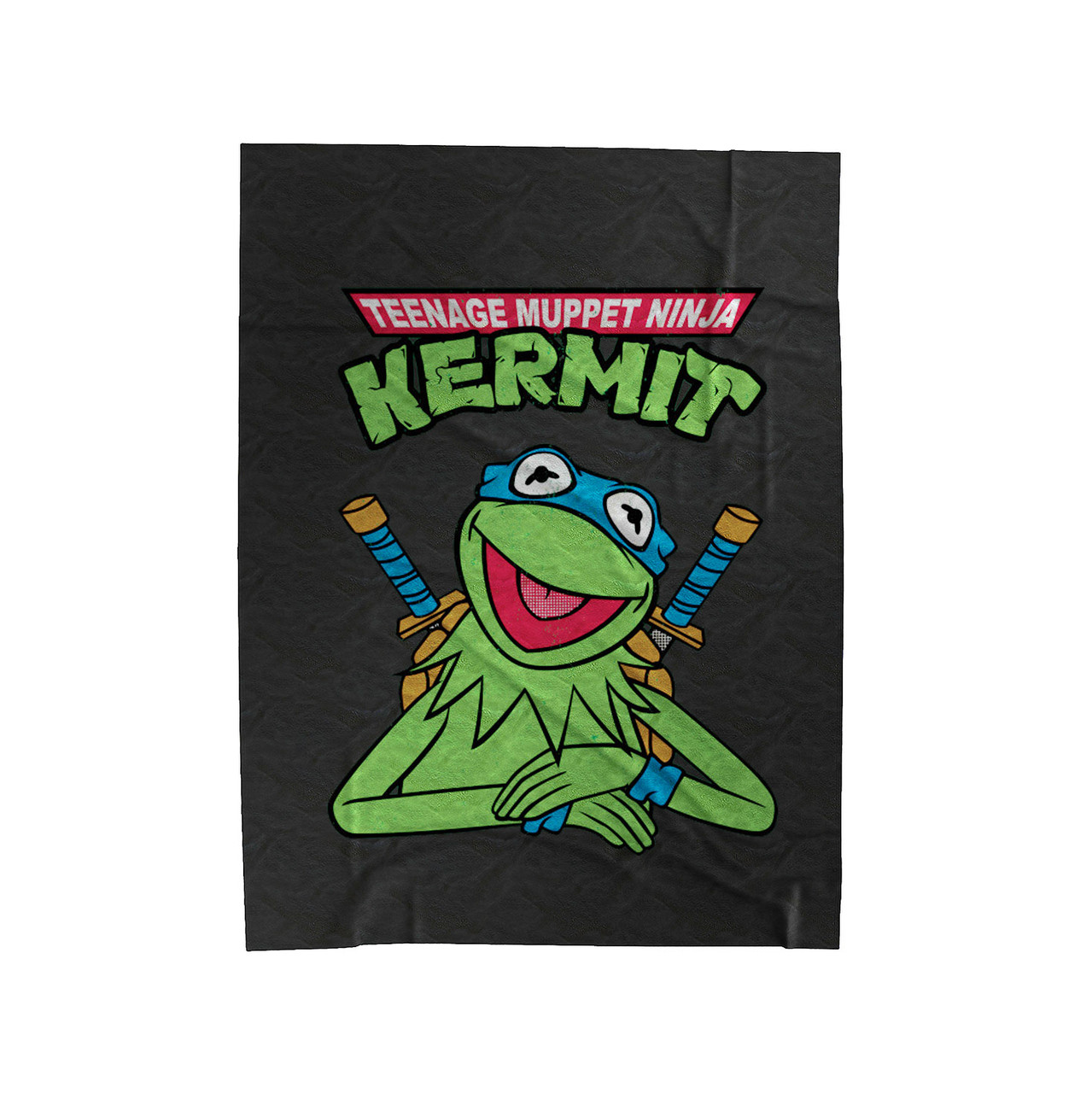Teenage Muppet Ninja Kermit Velveteen Blanket