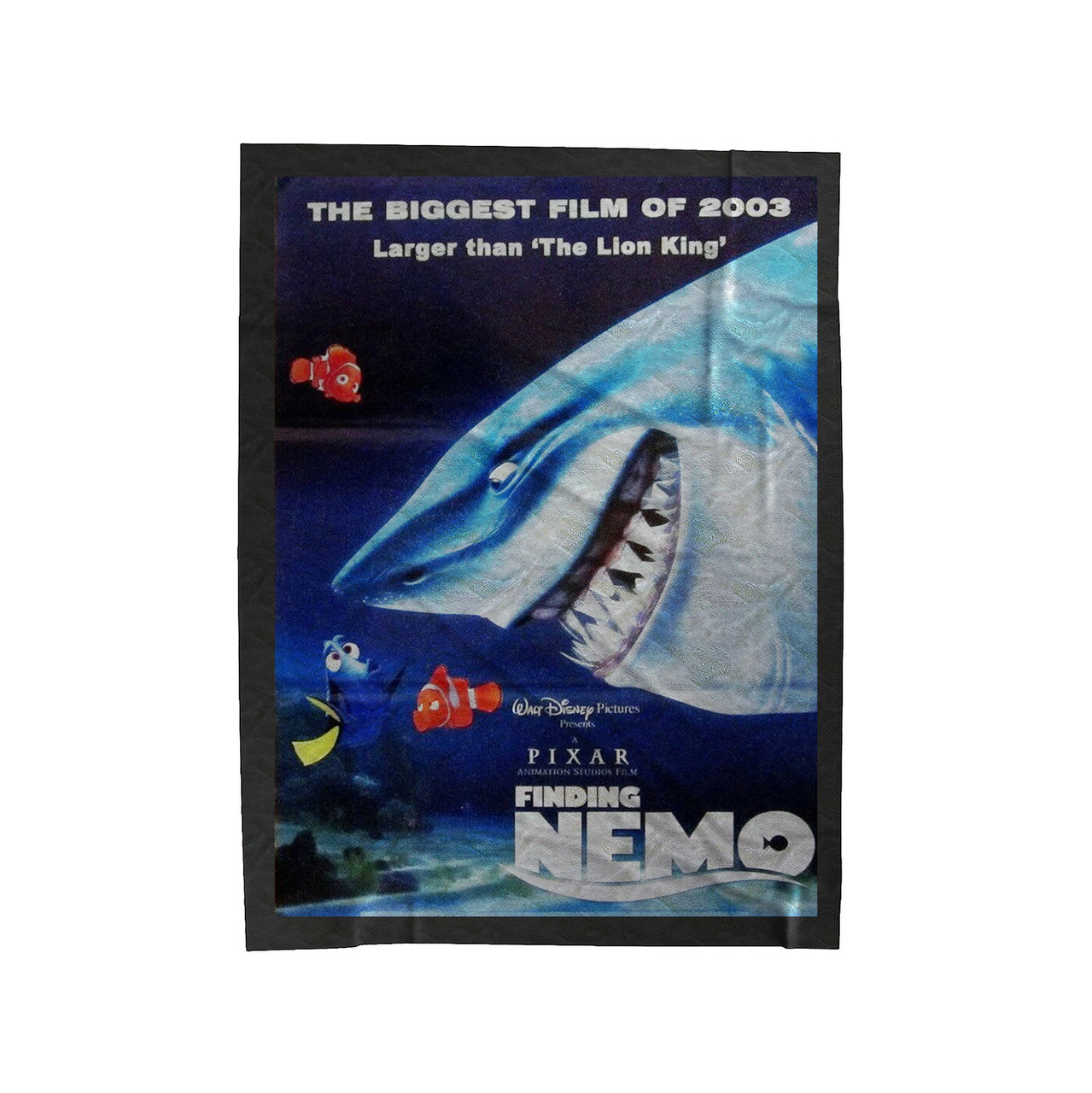 Walt Disney Pixar 2003 Finding Nemo Velveteen Blanket