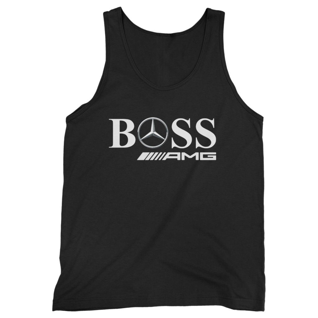 Mercedes Benz Boss Logo Car Men Tank Top