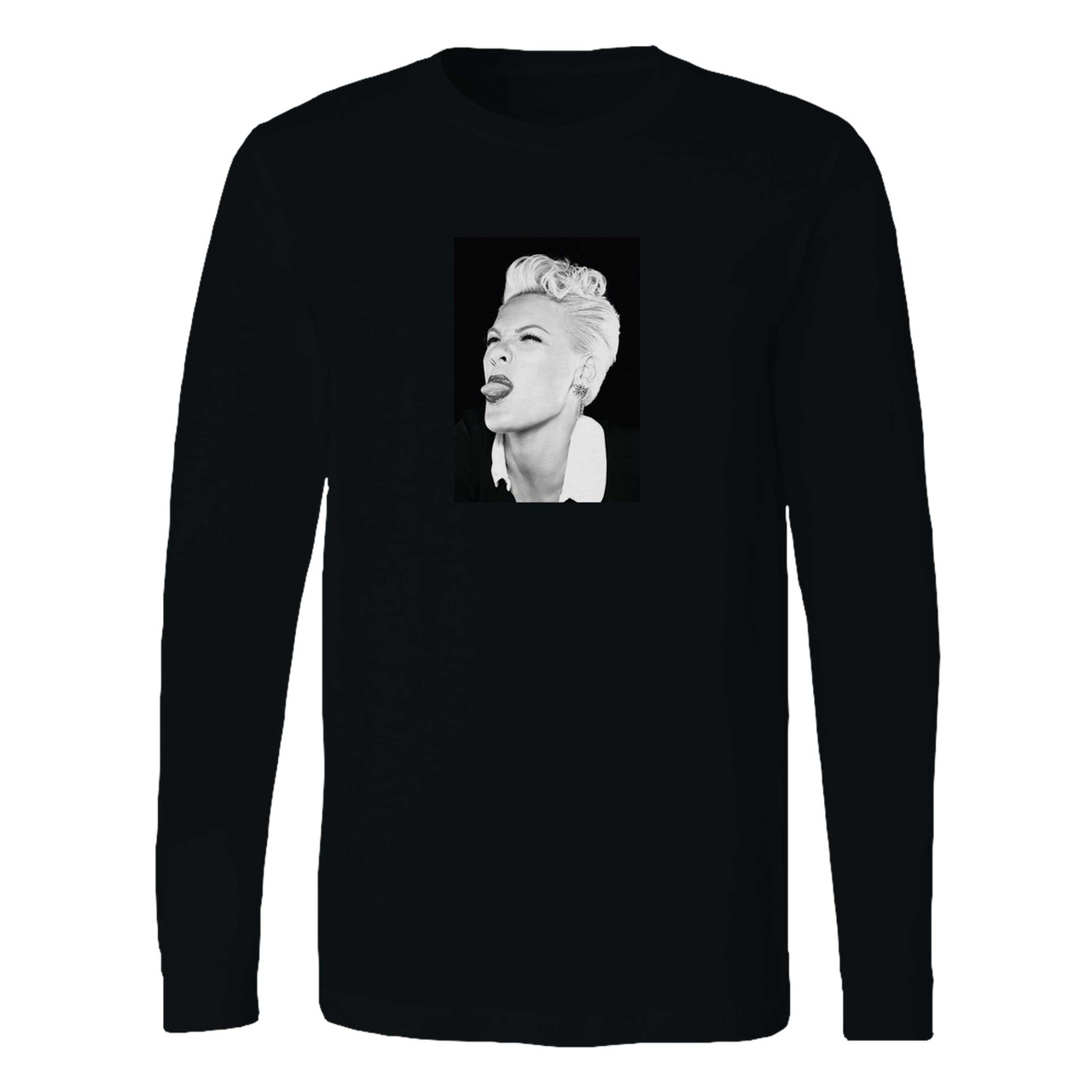 Singer Pink Women Alecia Beth Moore Fii Long Sleeve Shirt