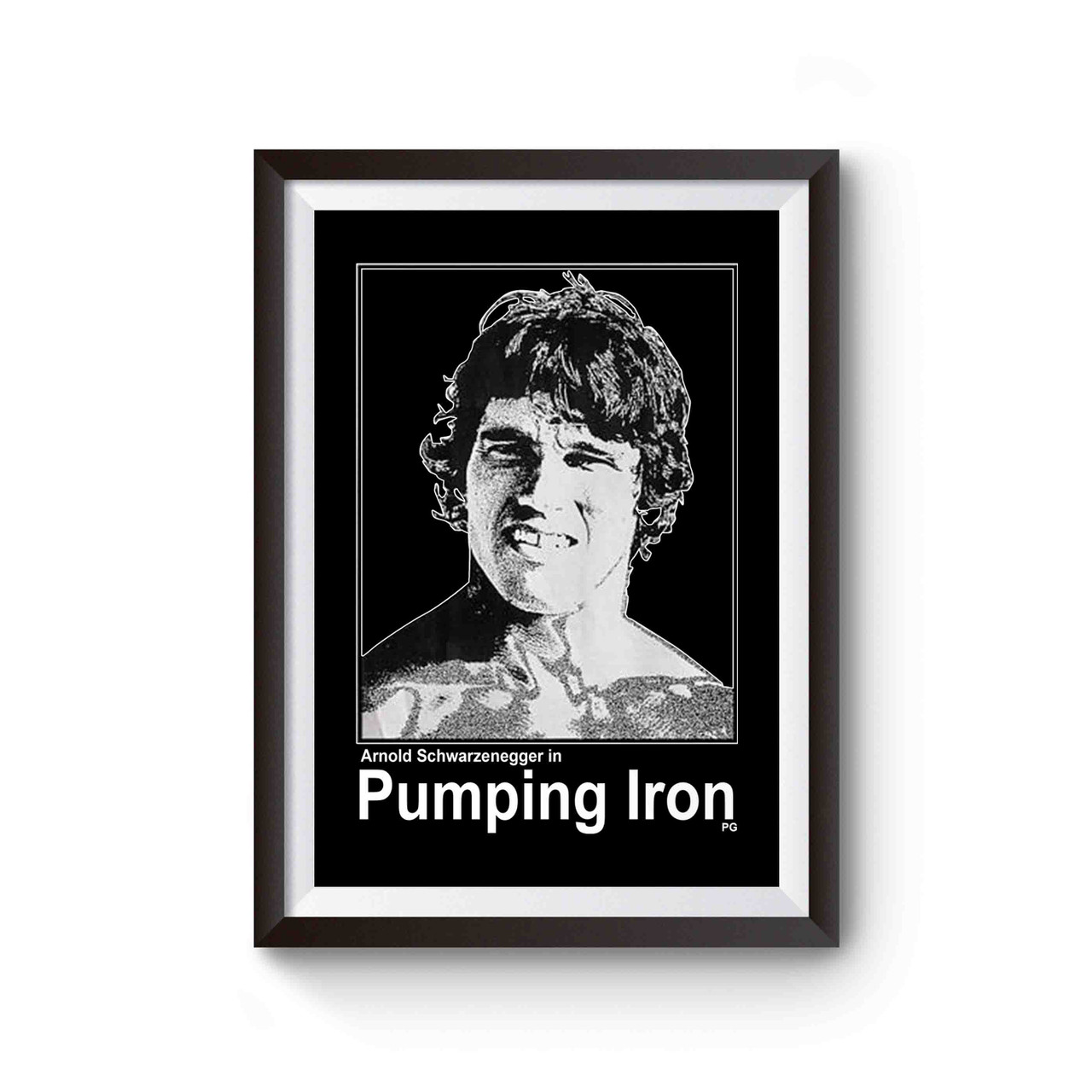 Arnold Schwarzenegger Pumping Iron Poster