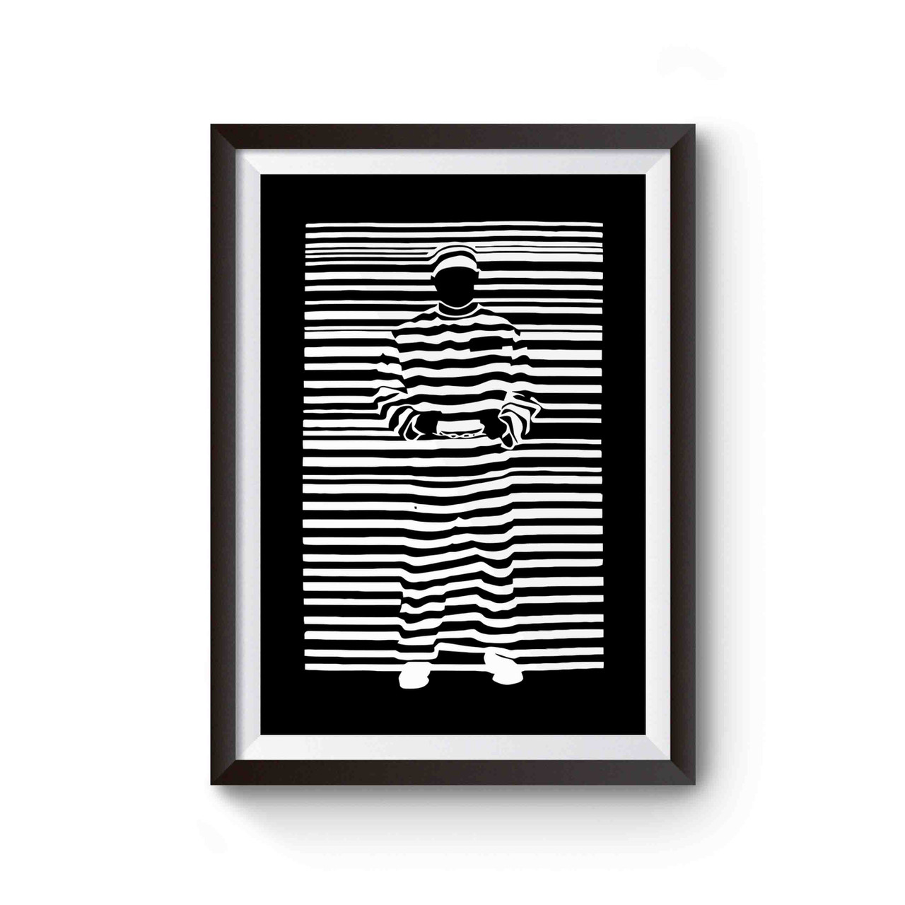 Banksy Barcode Prisoner Poster