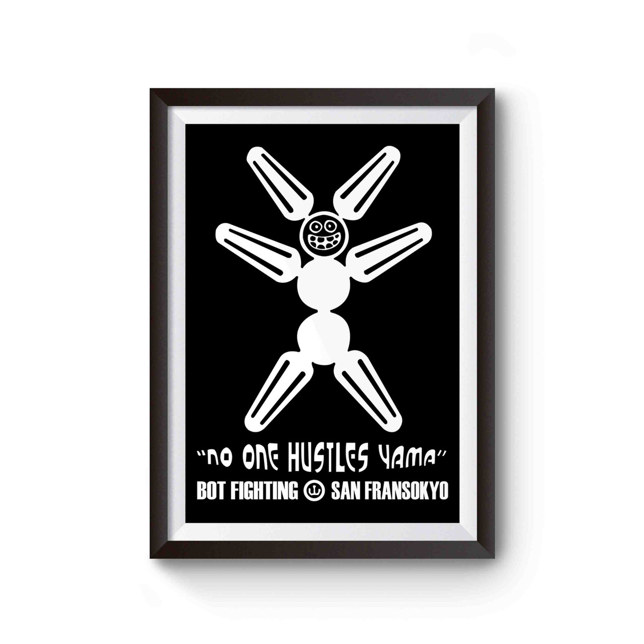 Big Hero 6 Bot Fight San Fransokyo Mega Bot No One Hustl Poster