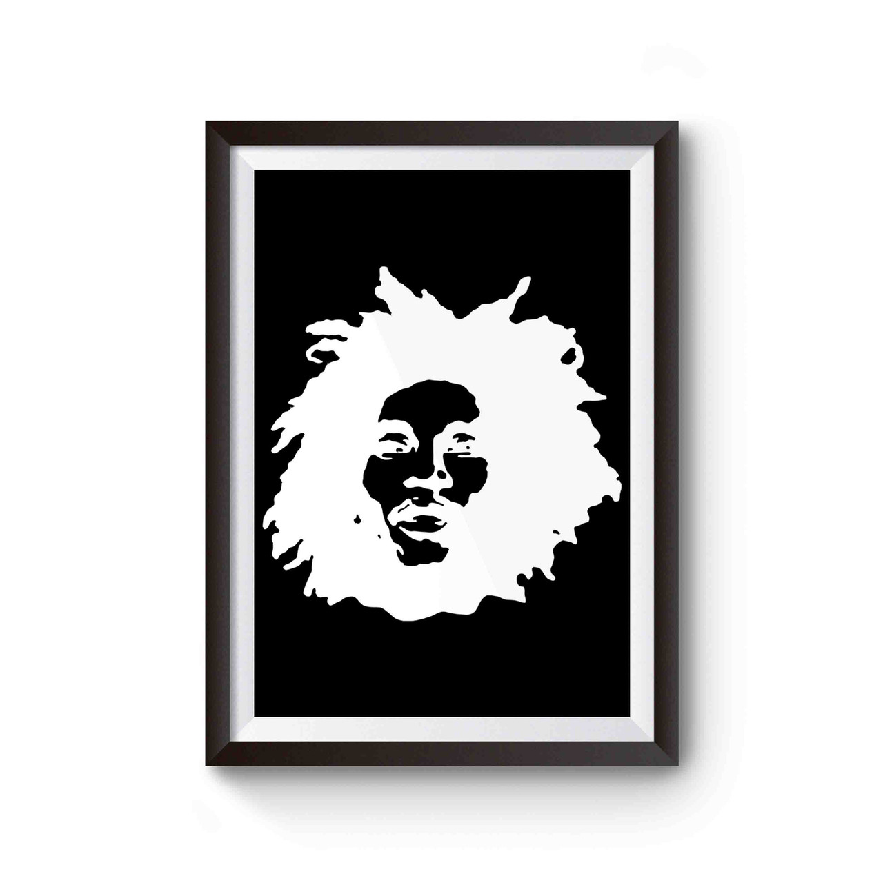 Bob Marley Face Head Poster