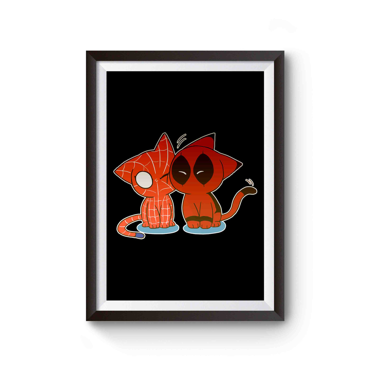 Cat Pool Deadpool Parody Poster