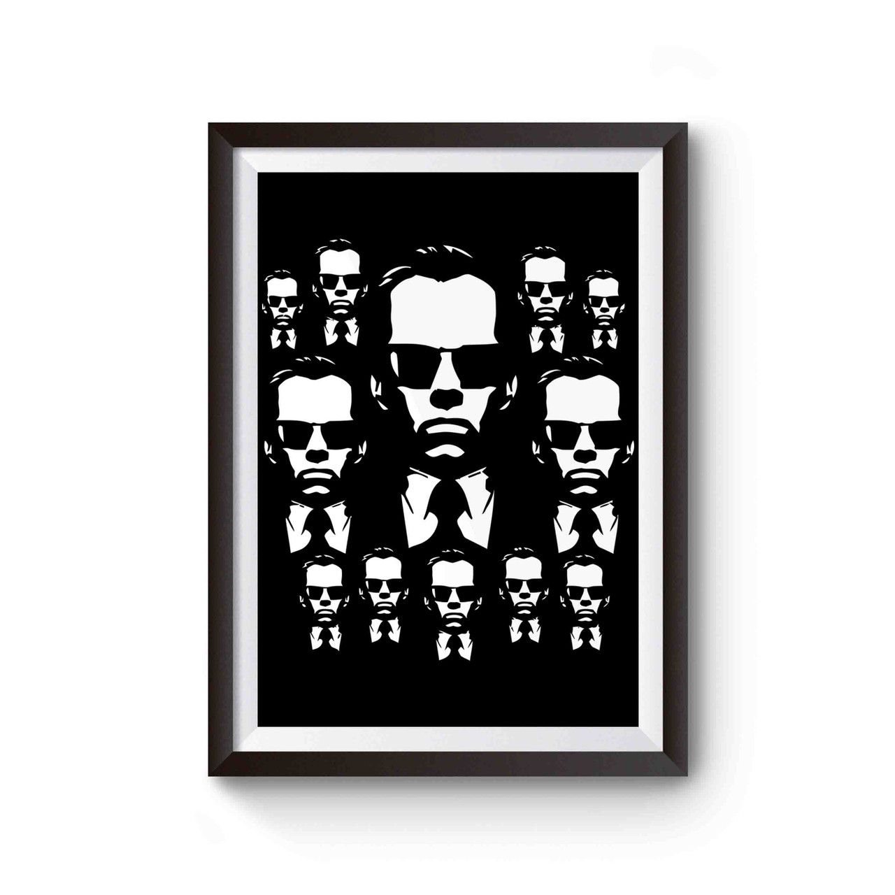 Cool Agent Smith Matrix Inspired Trilogy Poster