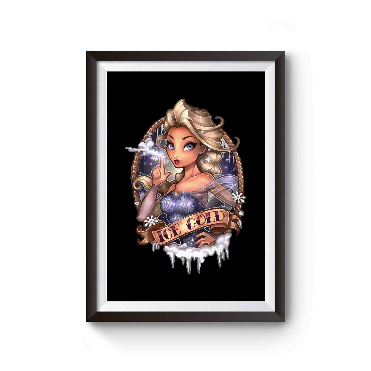 Disney Frozen Elsa Ice Cold Princess Poster
