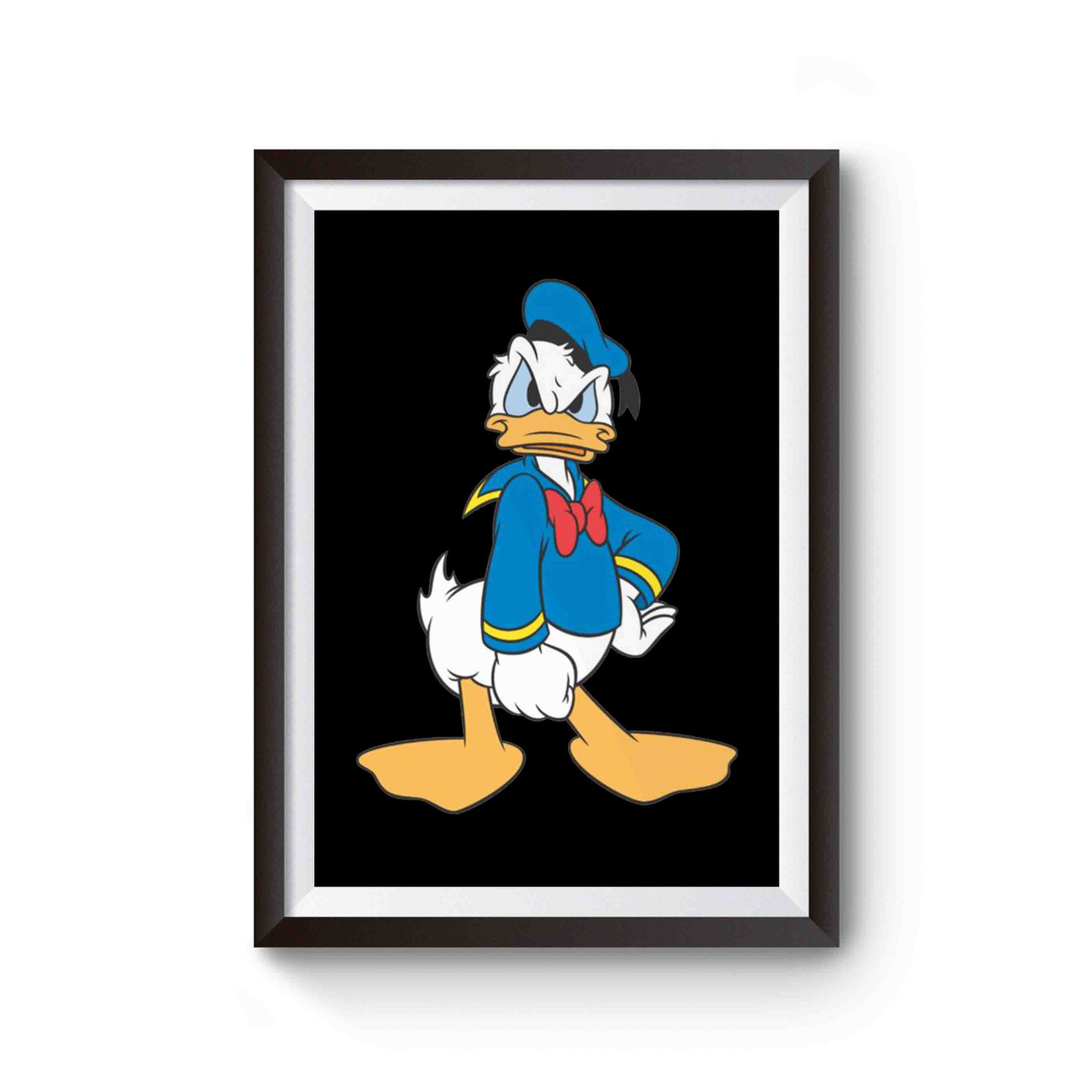 Disney Mens Donald Duck Angry Poster