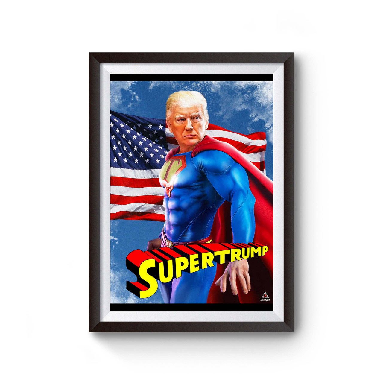 Donald Trump Supertrump Funny Parody Poster