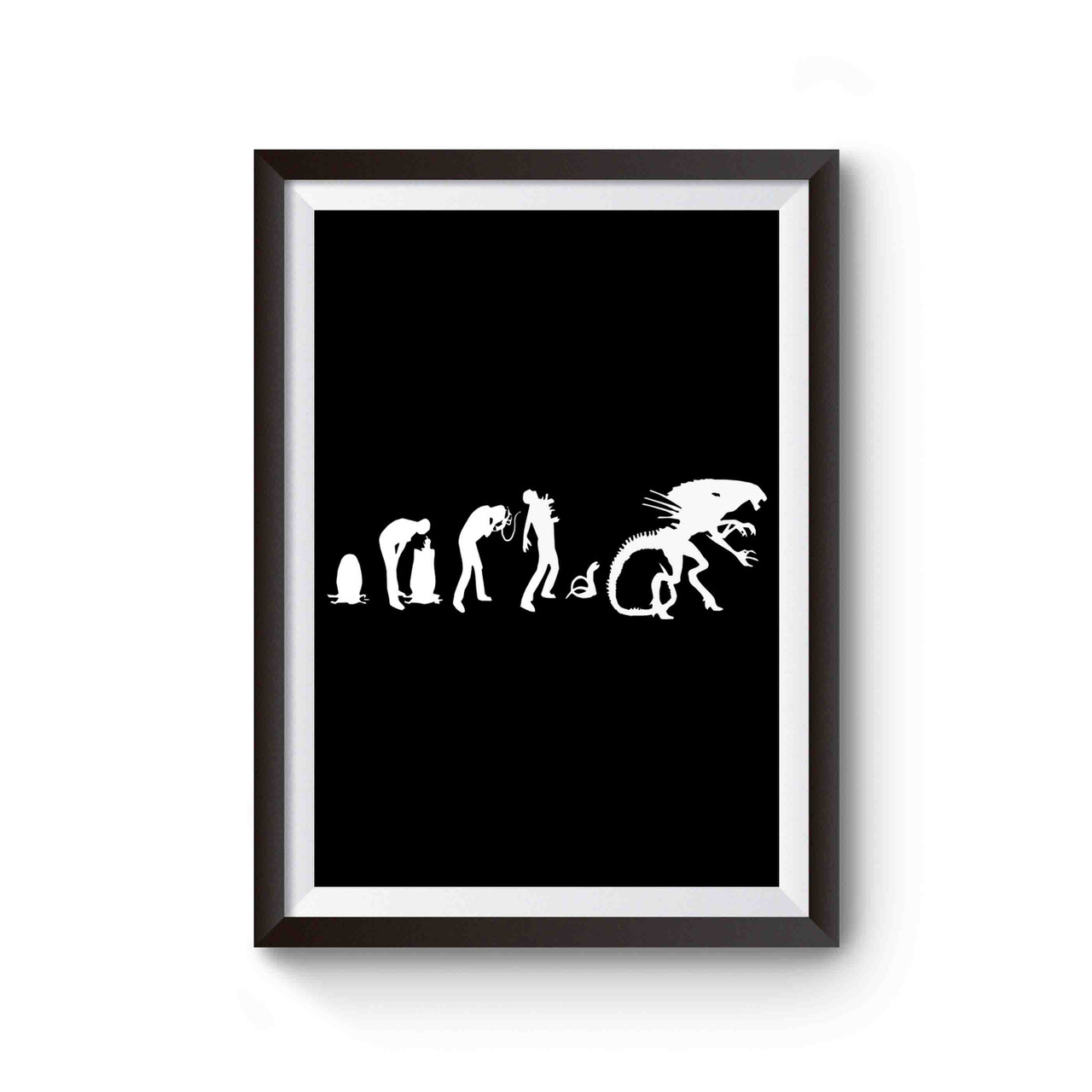 Evolution Of Alien Poster