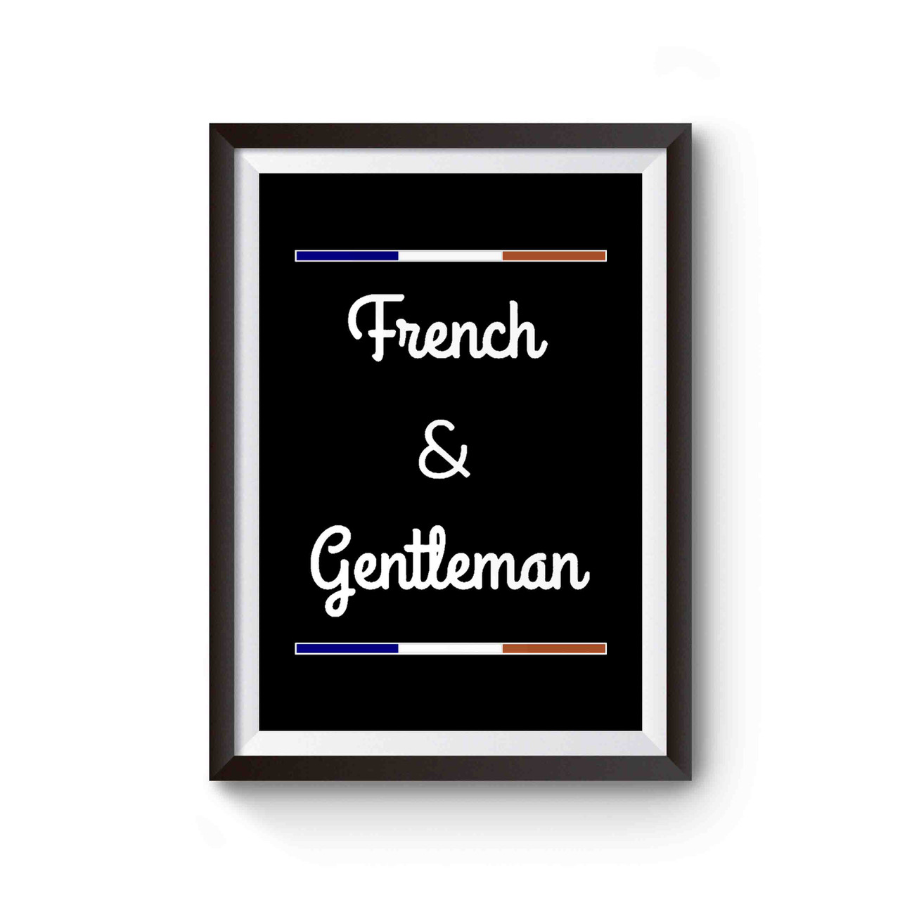 French & Gentleman Poster
