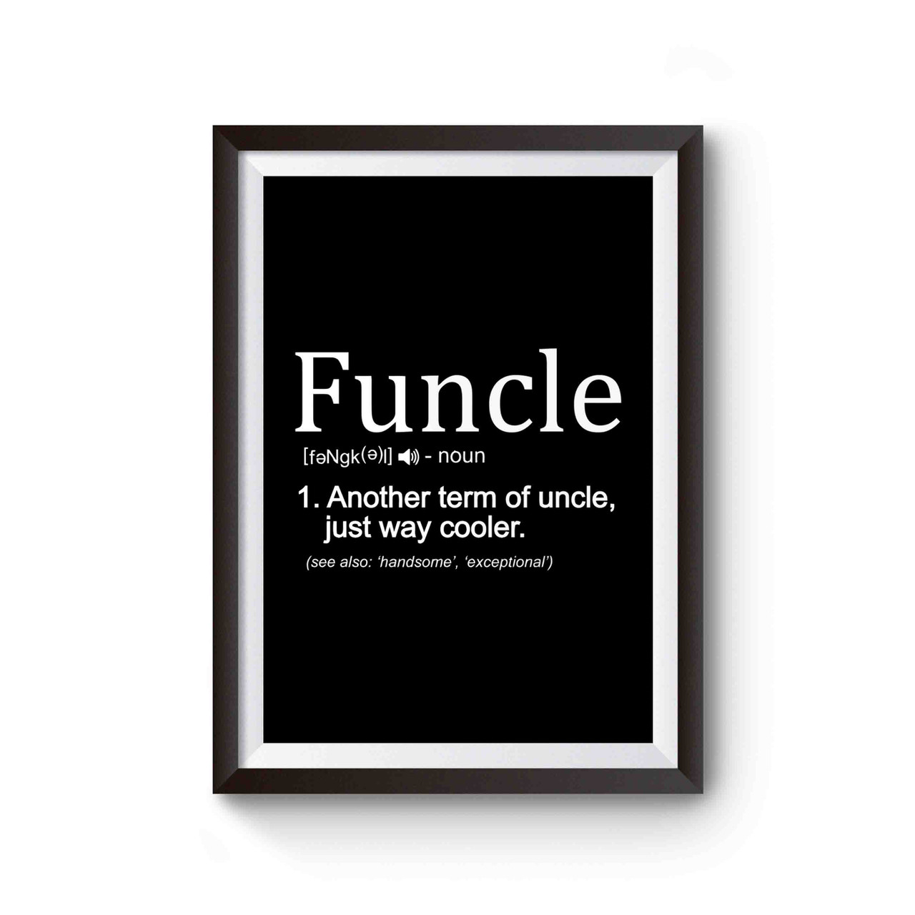 Funcle Definition Poster