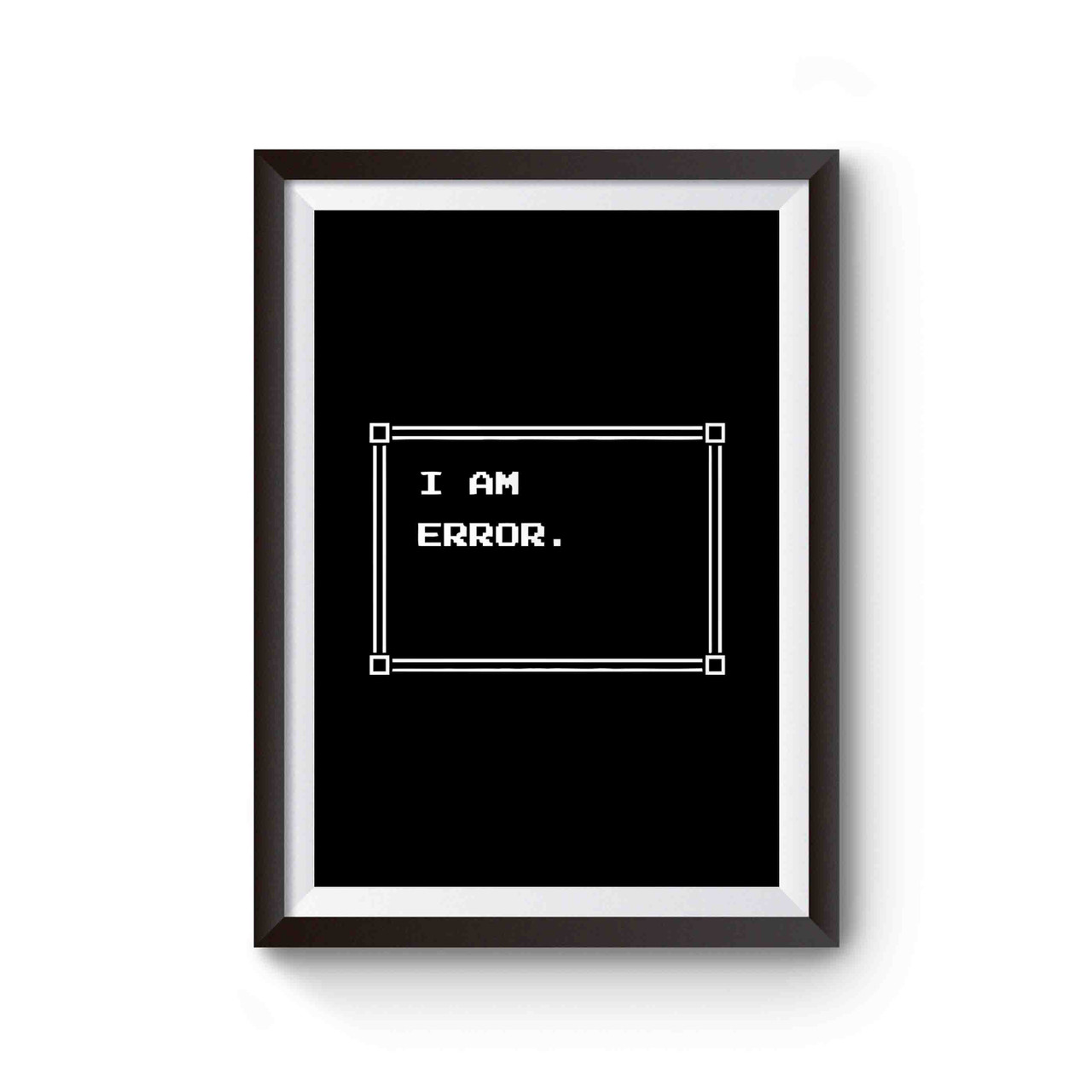 I Am Error Zelda 8 Bit Poster