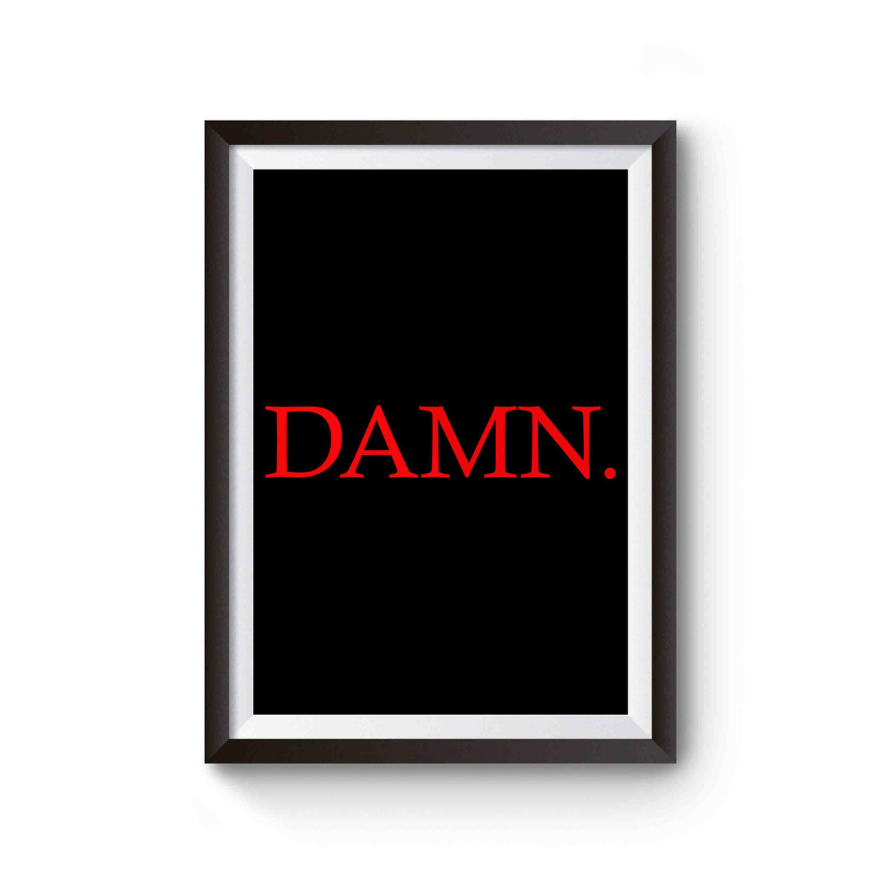Kendrick Lamar Damn Logo Poster