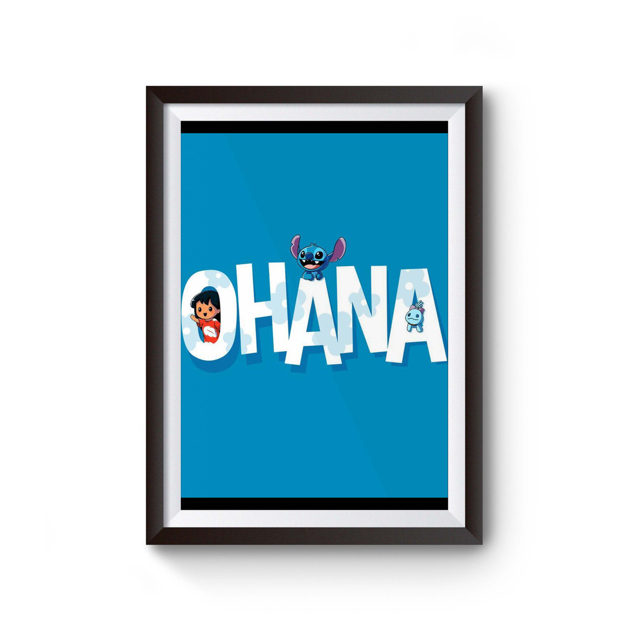 Lilo And Stitch Ohana Inspired Poster
