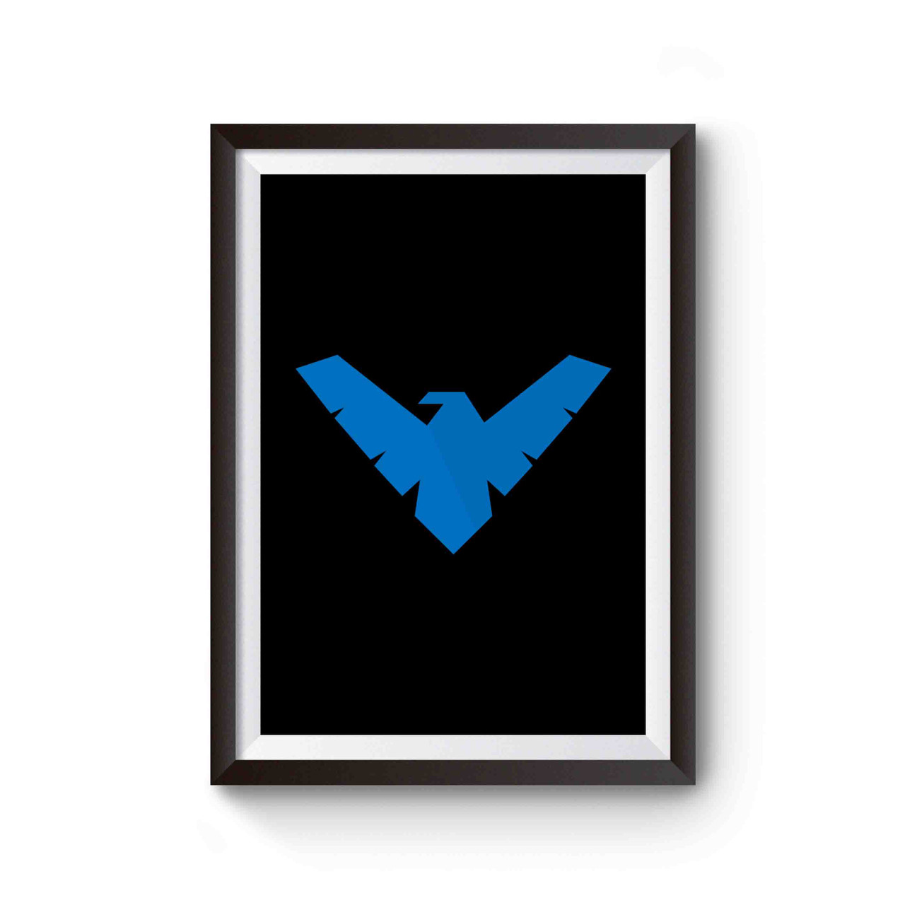 Nightwing Batman Inspired Fan Logo Robin Grayson Poster