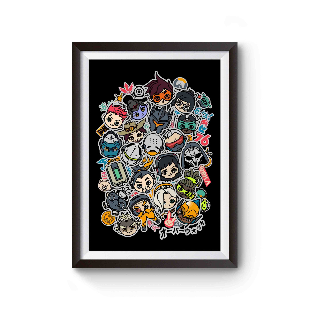 Overcute Overwatch Characters Poster