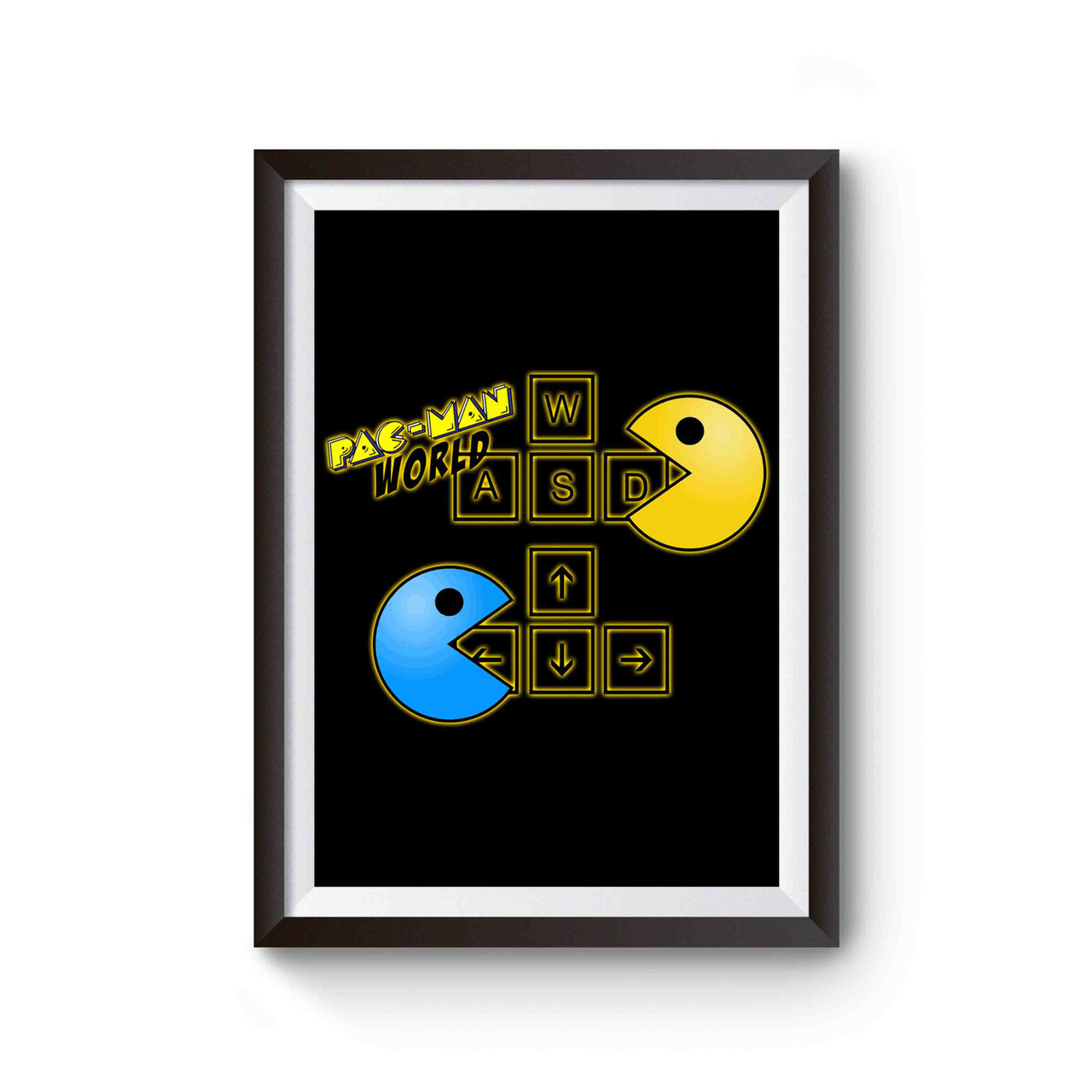 Pacman Eating Keys Poster