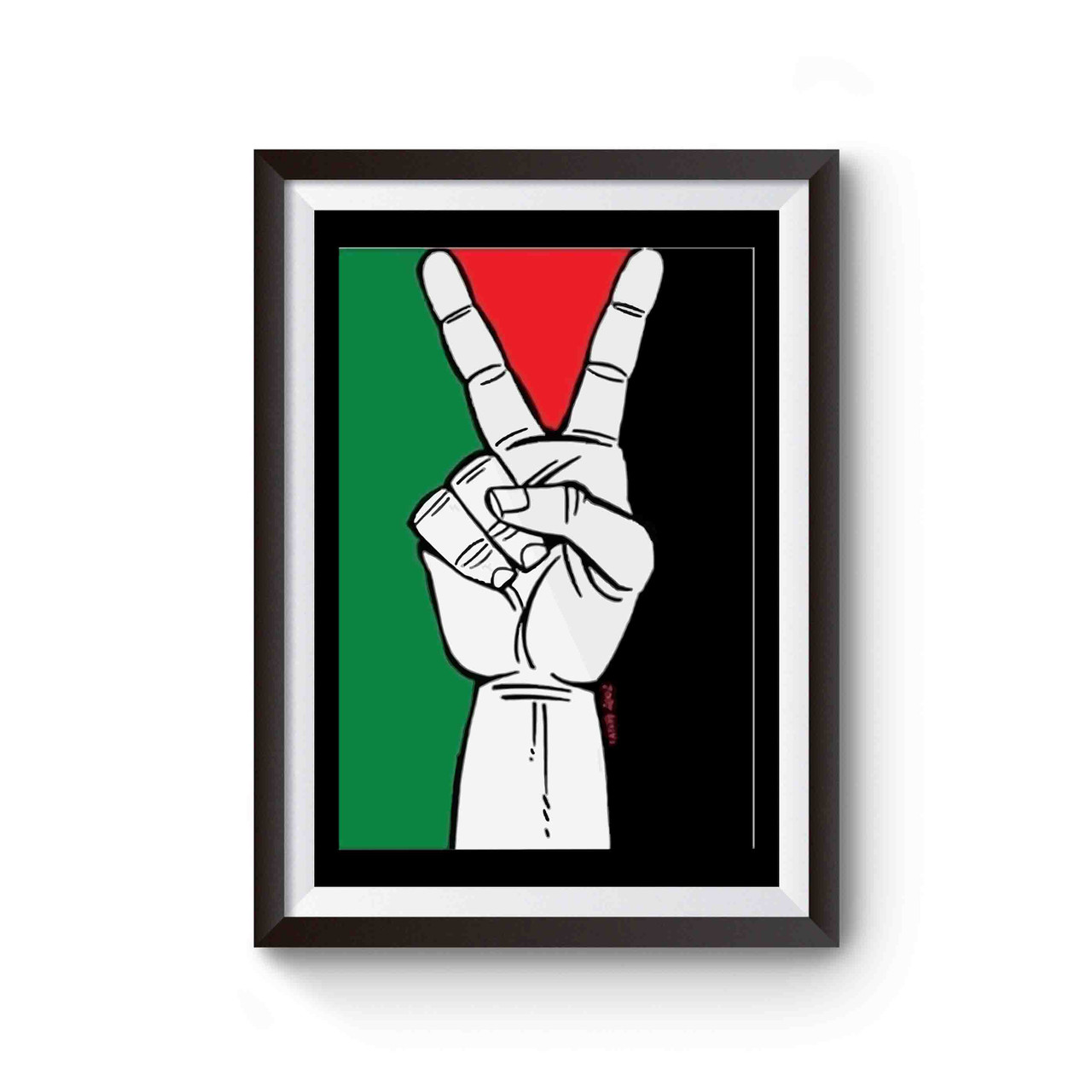 Palestine Peace Flag Palestine Peace Dove With Flag Stock Vector Image