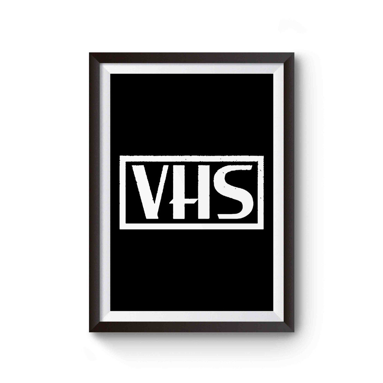 Retro Vhs Logo Vcr Video Cassette Poster