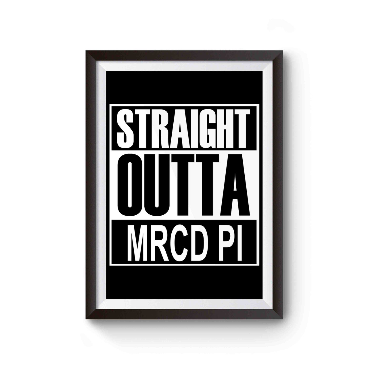 Straight Outta Mcrd Parris Island Boot Camp Poster