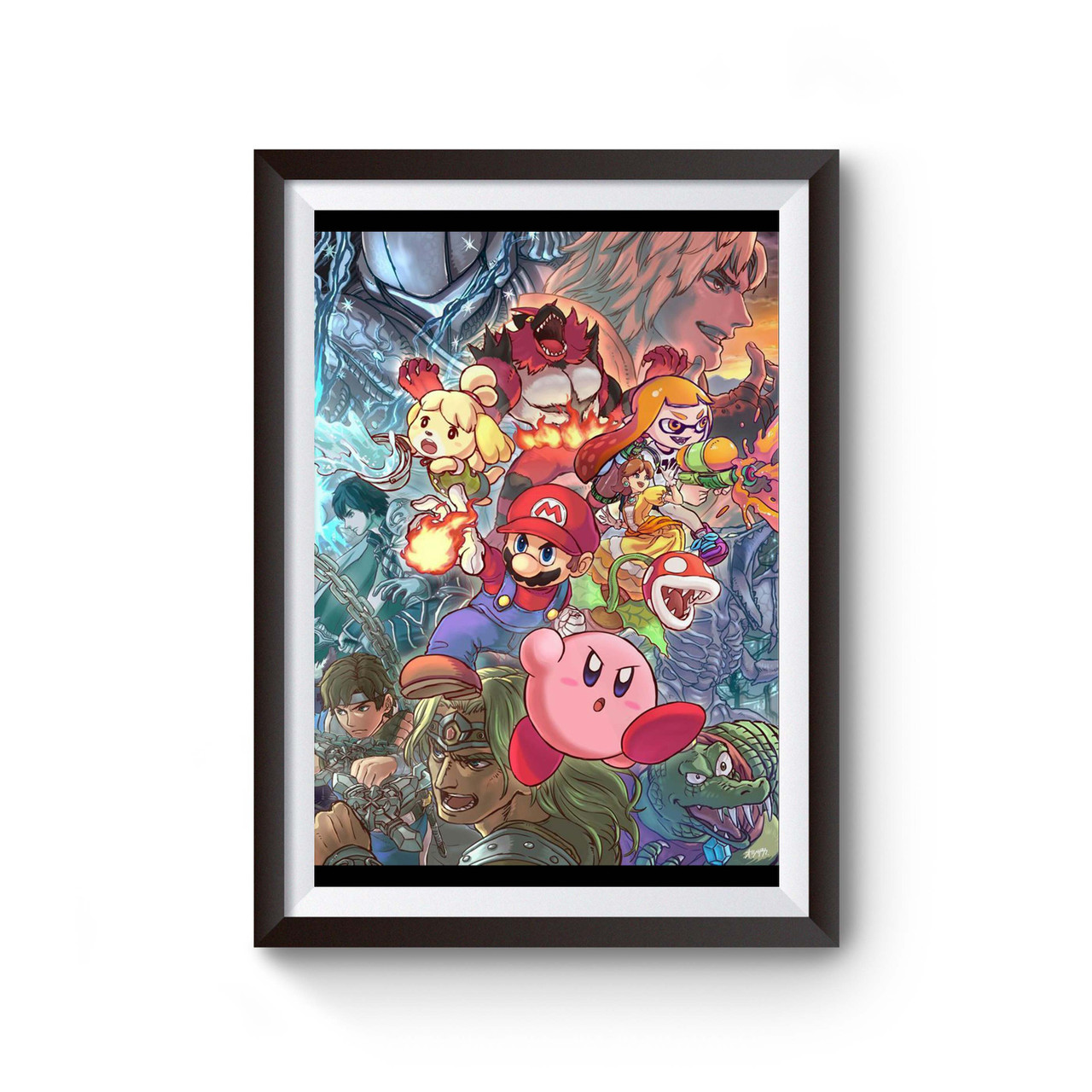 Super Smash Bros Game Poster