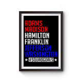 United States Presidents Squad Goals Poster