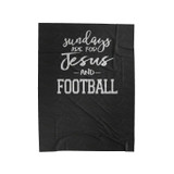 Sundays Are For Jesus & Football Nfl Faith Poster