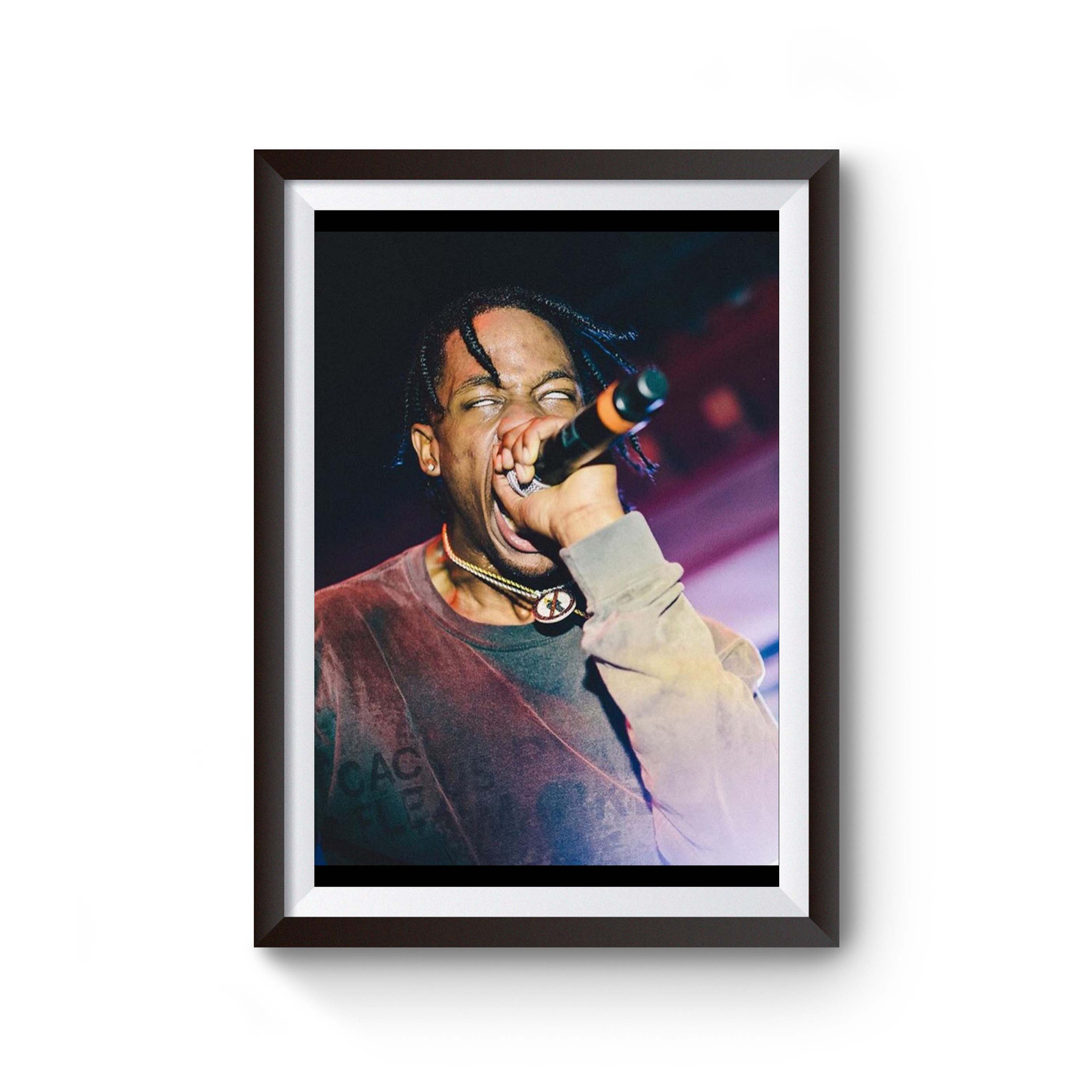 Travis Scott Concert Rage Poster