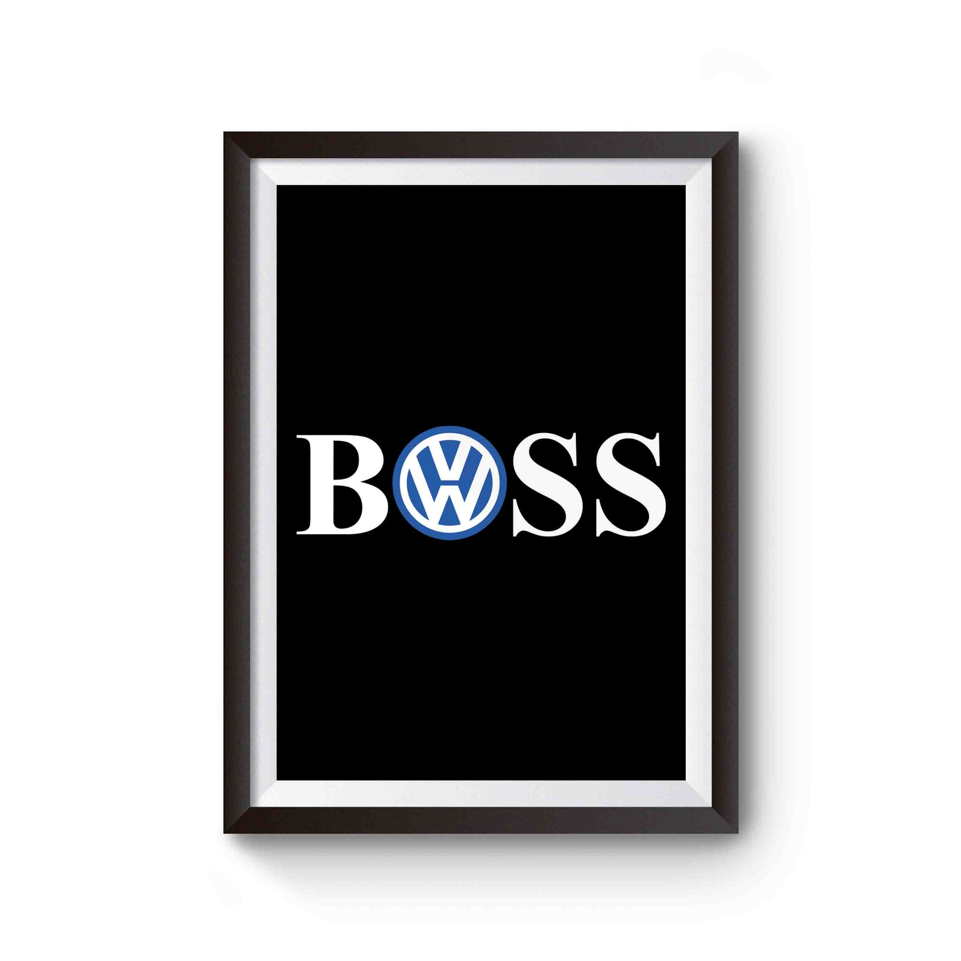 Volkswagen Boss Logo Inspired Poster