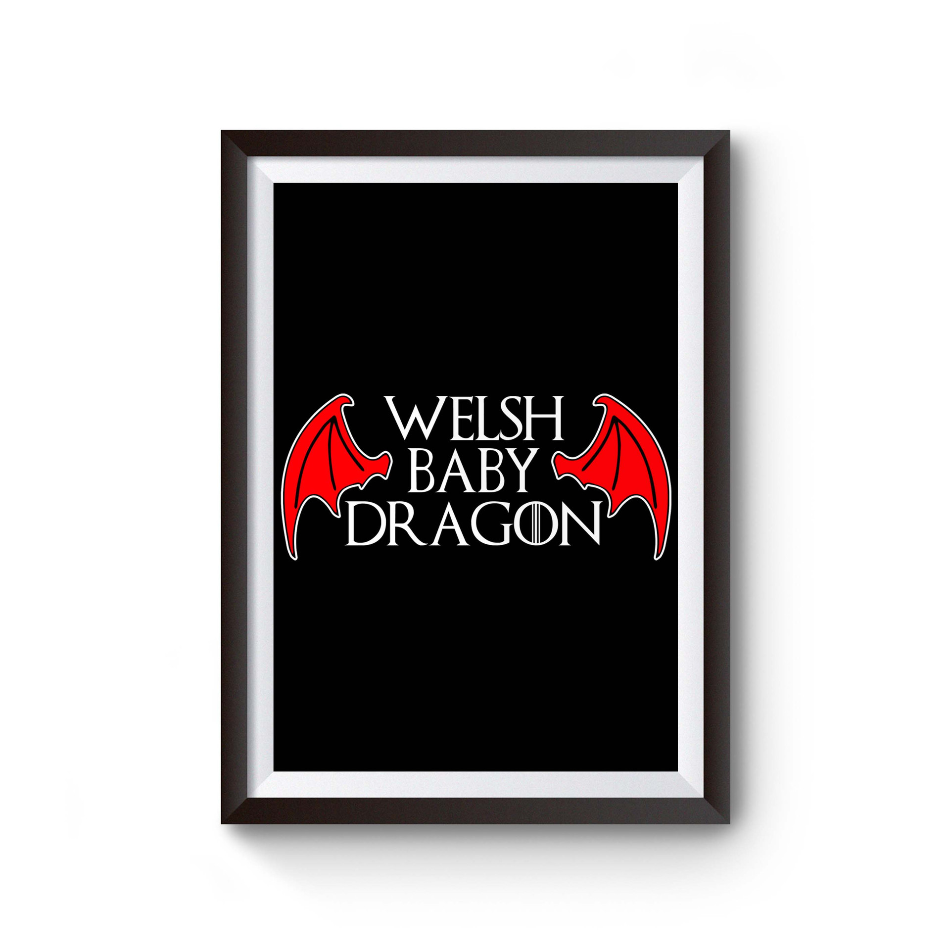Welsh Baby Dragon Poster
