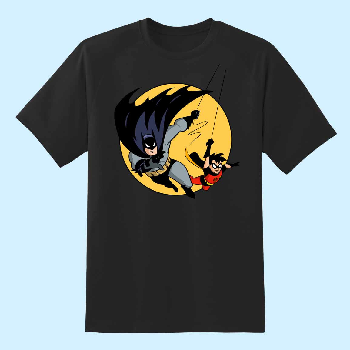 Robin Batman Comic Logo Men T Shirt