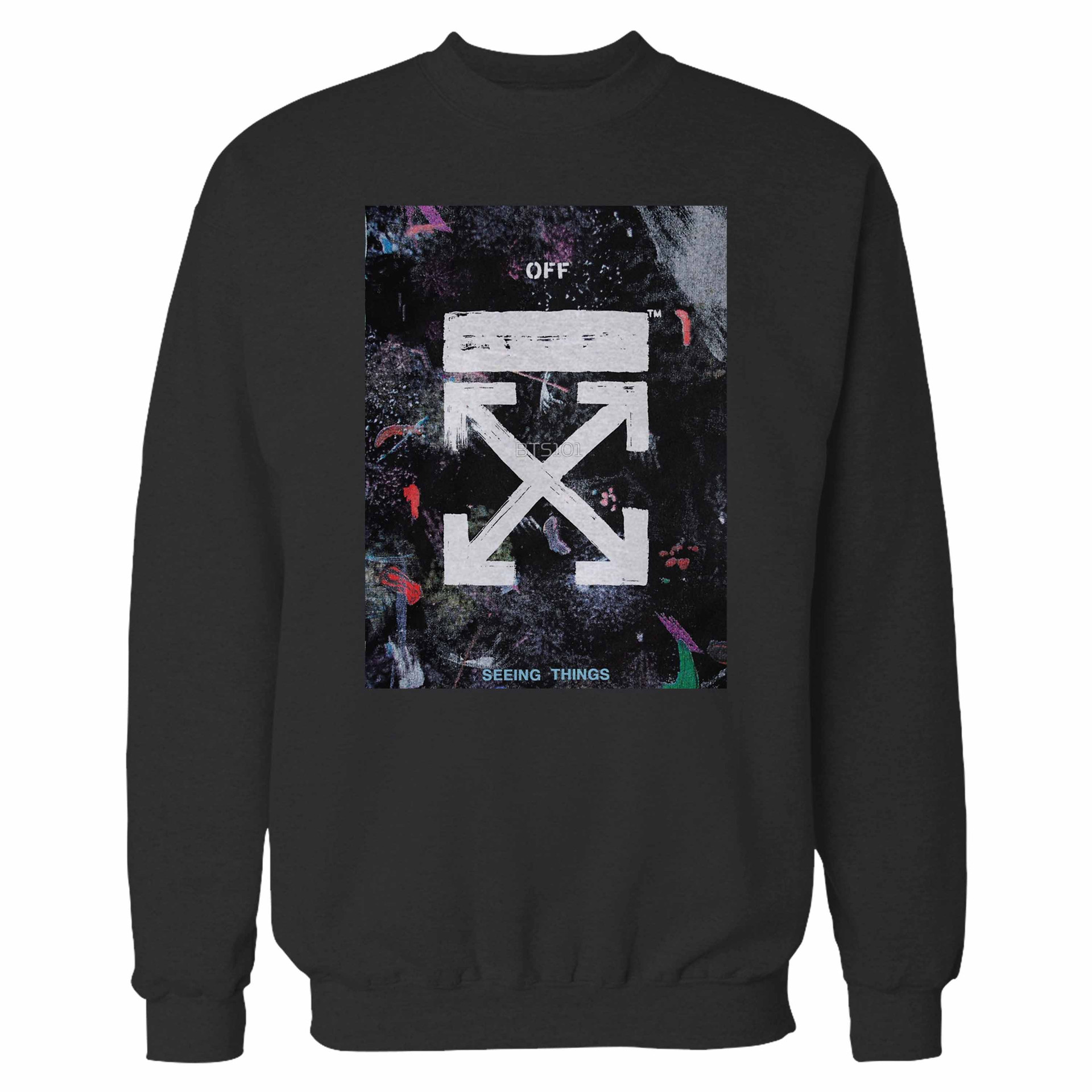 Off White Galaxy Brushed Hoodie