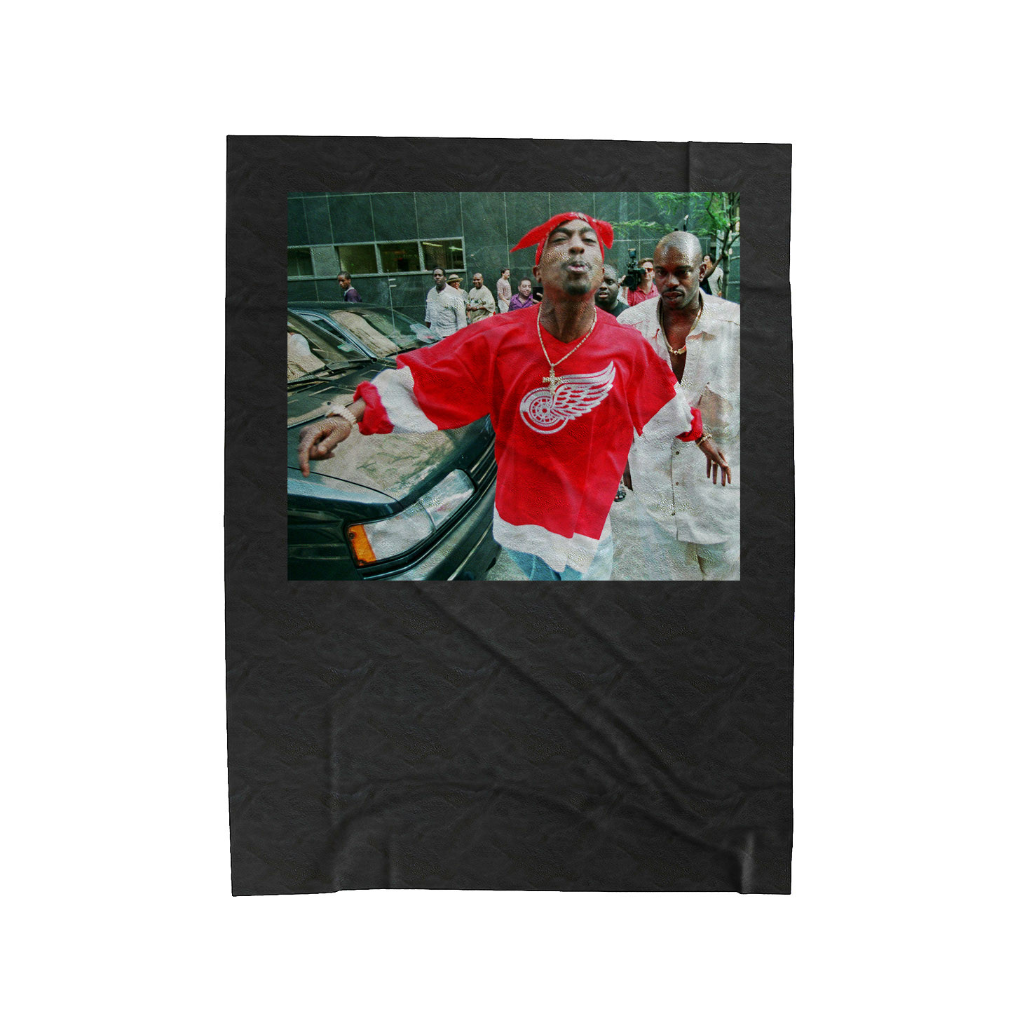 Tupac 2Pac Thug Red Wings Crewneck Sweatshirt