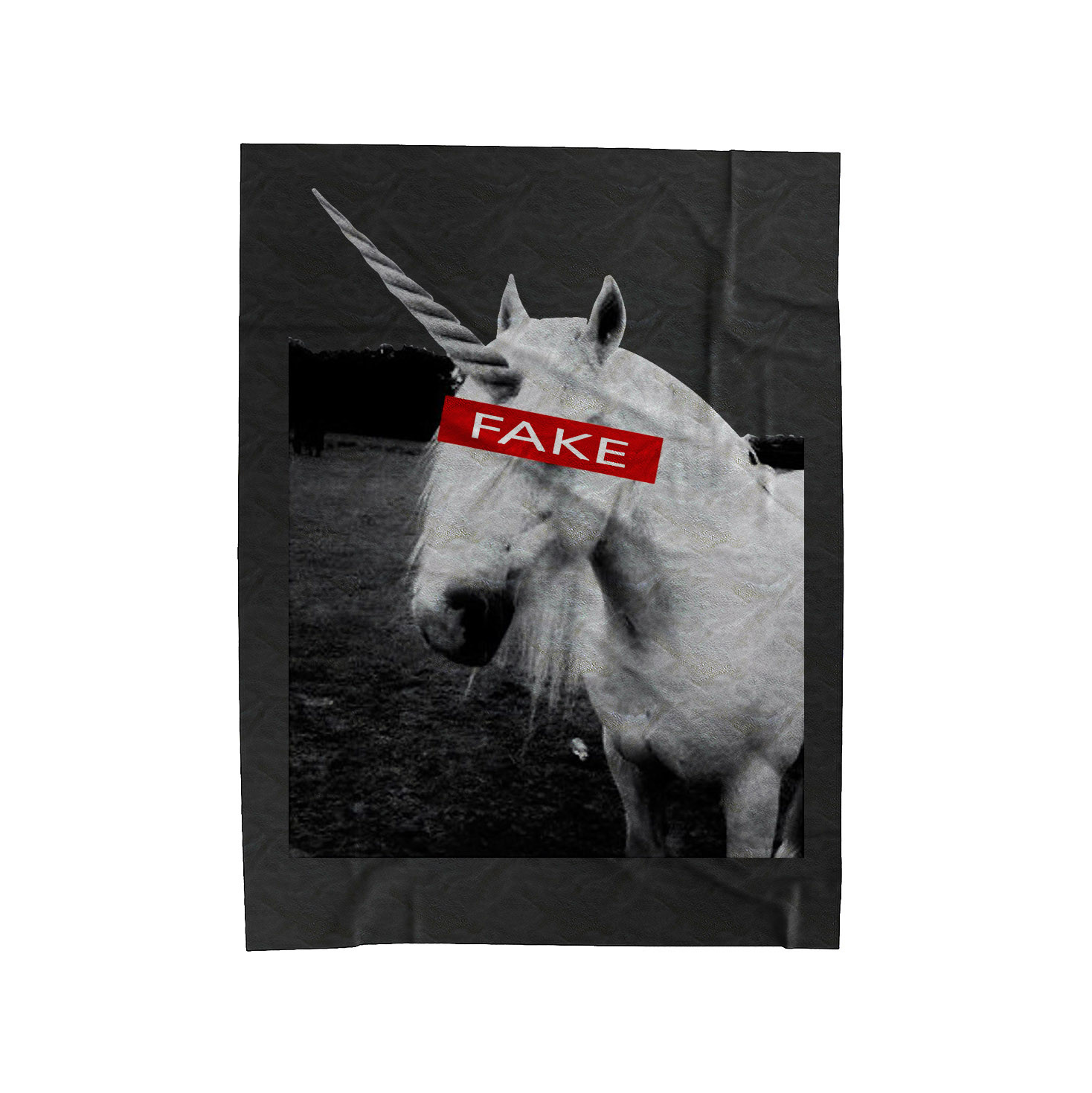 Unicorn Fake Real Einhorn Funny Cute Poster