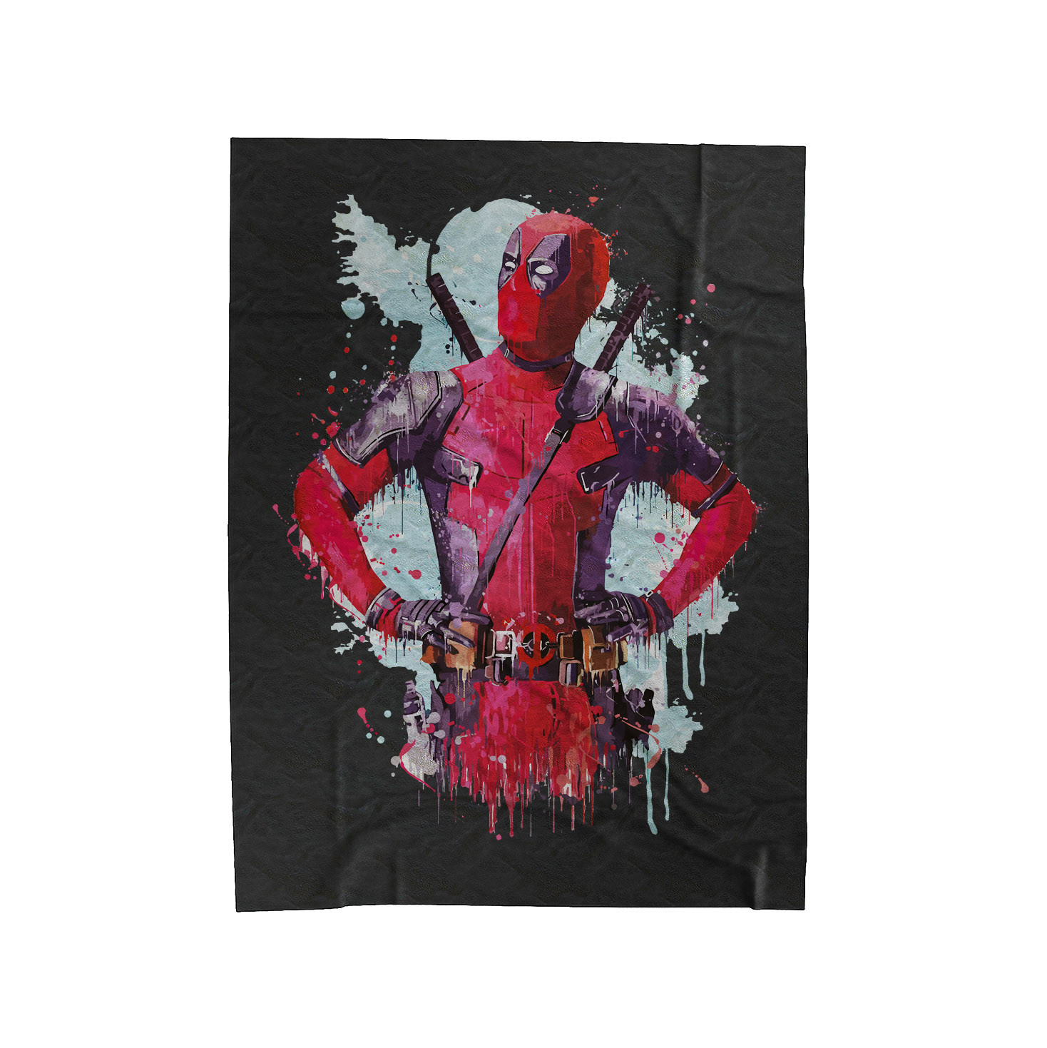 Watercolor Deadpool Poster