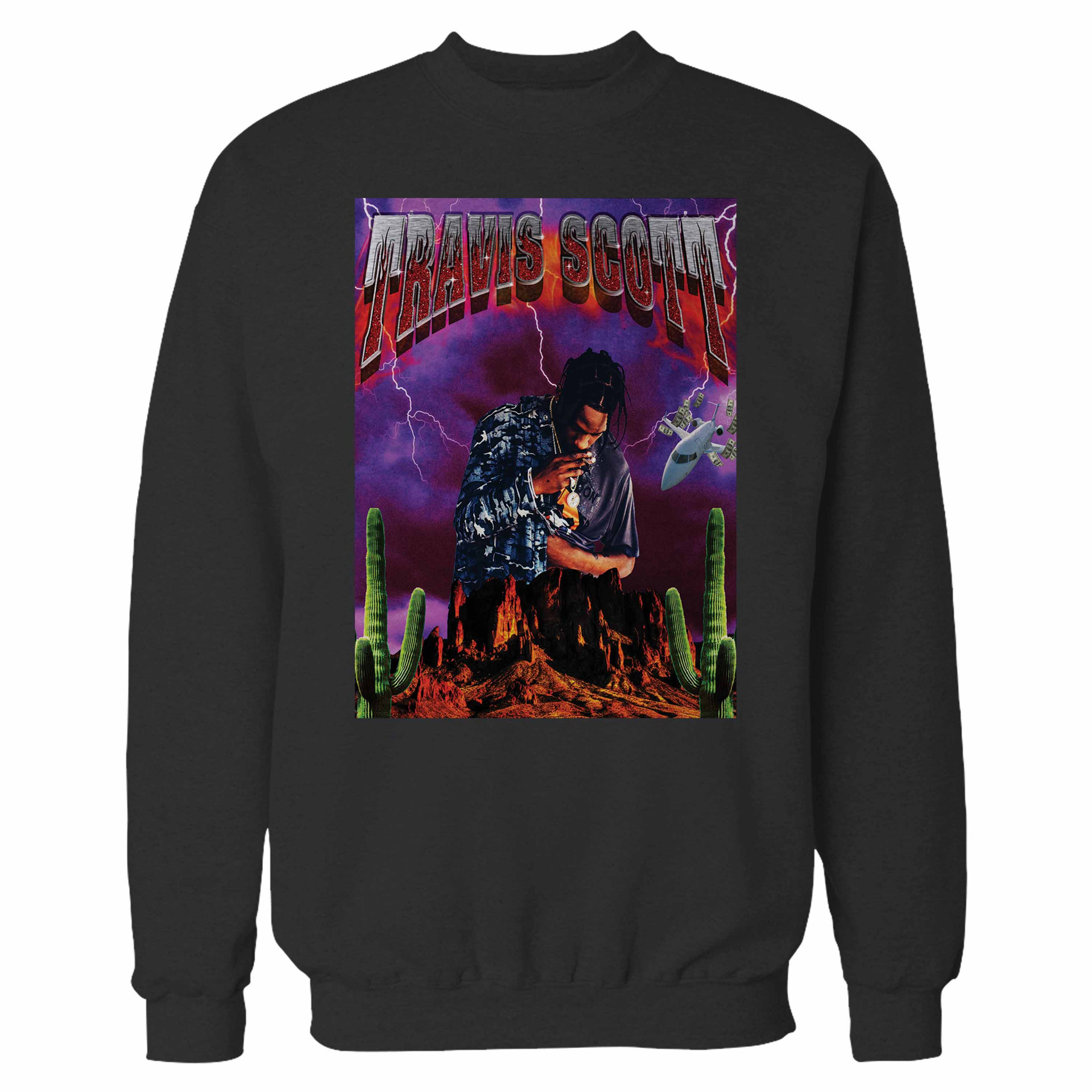 Travis Scott Pen And Pixel Rodeo Madness Tour Merch Crewneck Sweatshirt