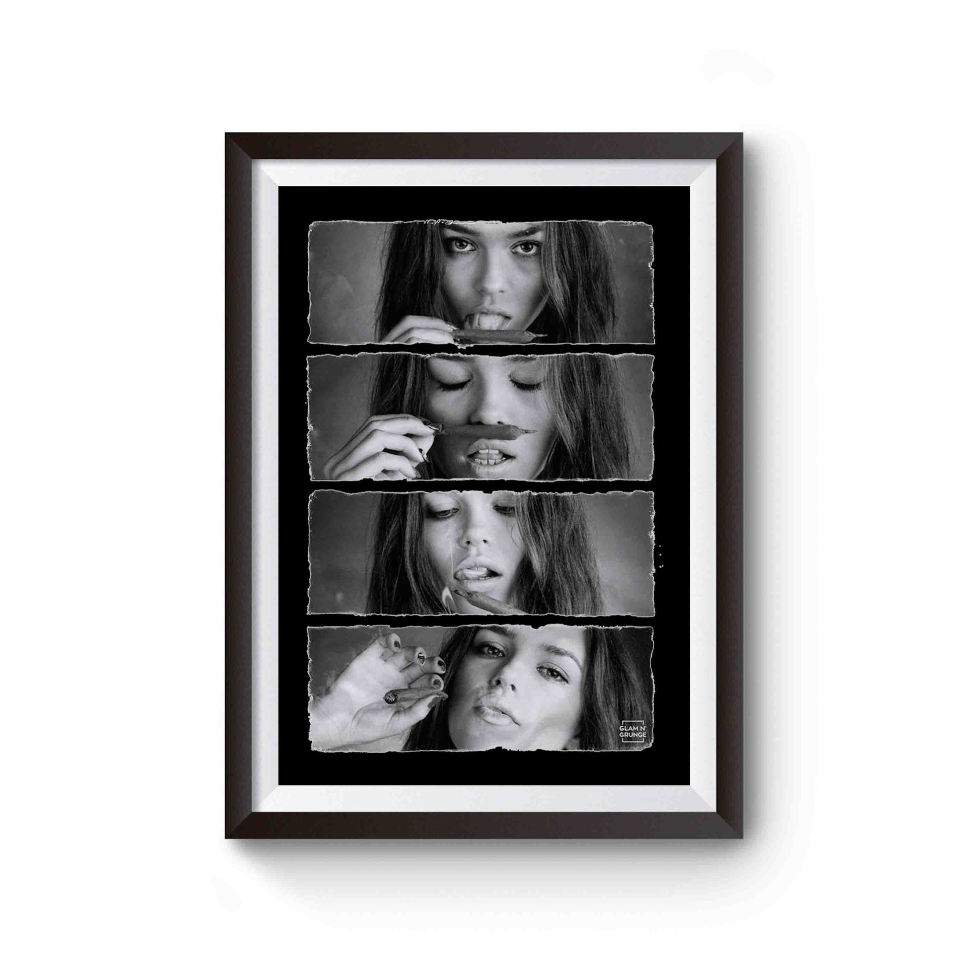 Stoner Rabbit Joint Blunt Bong Weed Poster