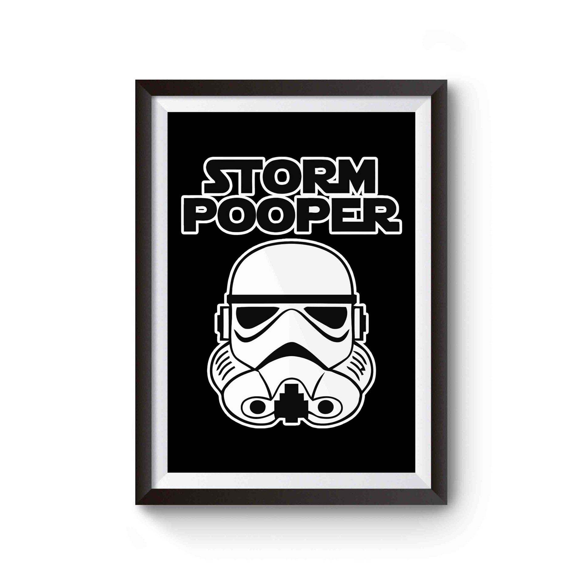 Storm Pooper Funny Poop Wars Parody Poster