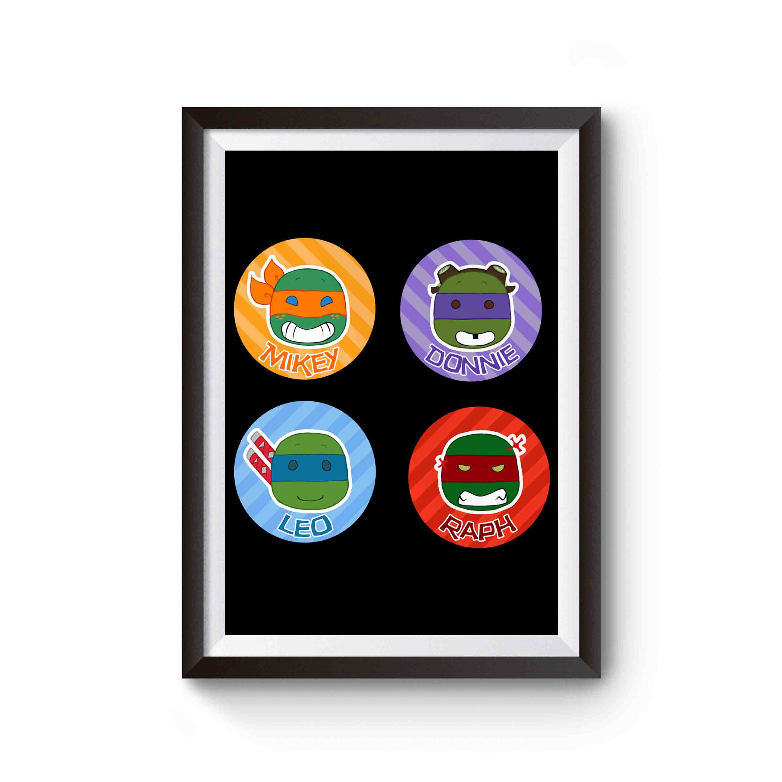 Teenage Mutant Ninja Turtles Chibi Cute Poster